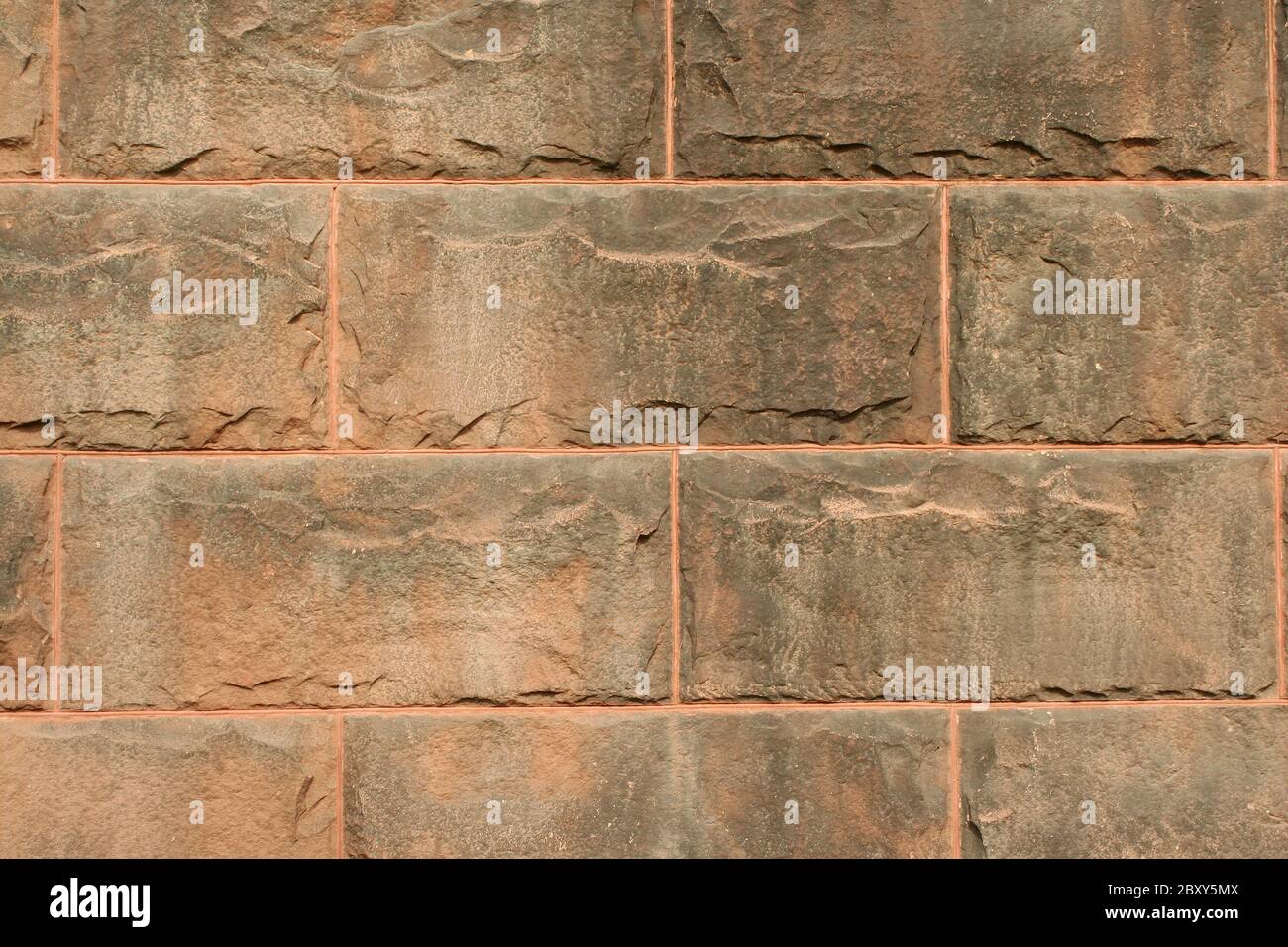 A old stone block wall background Stock Photo - Alamy
