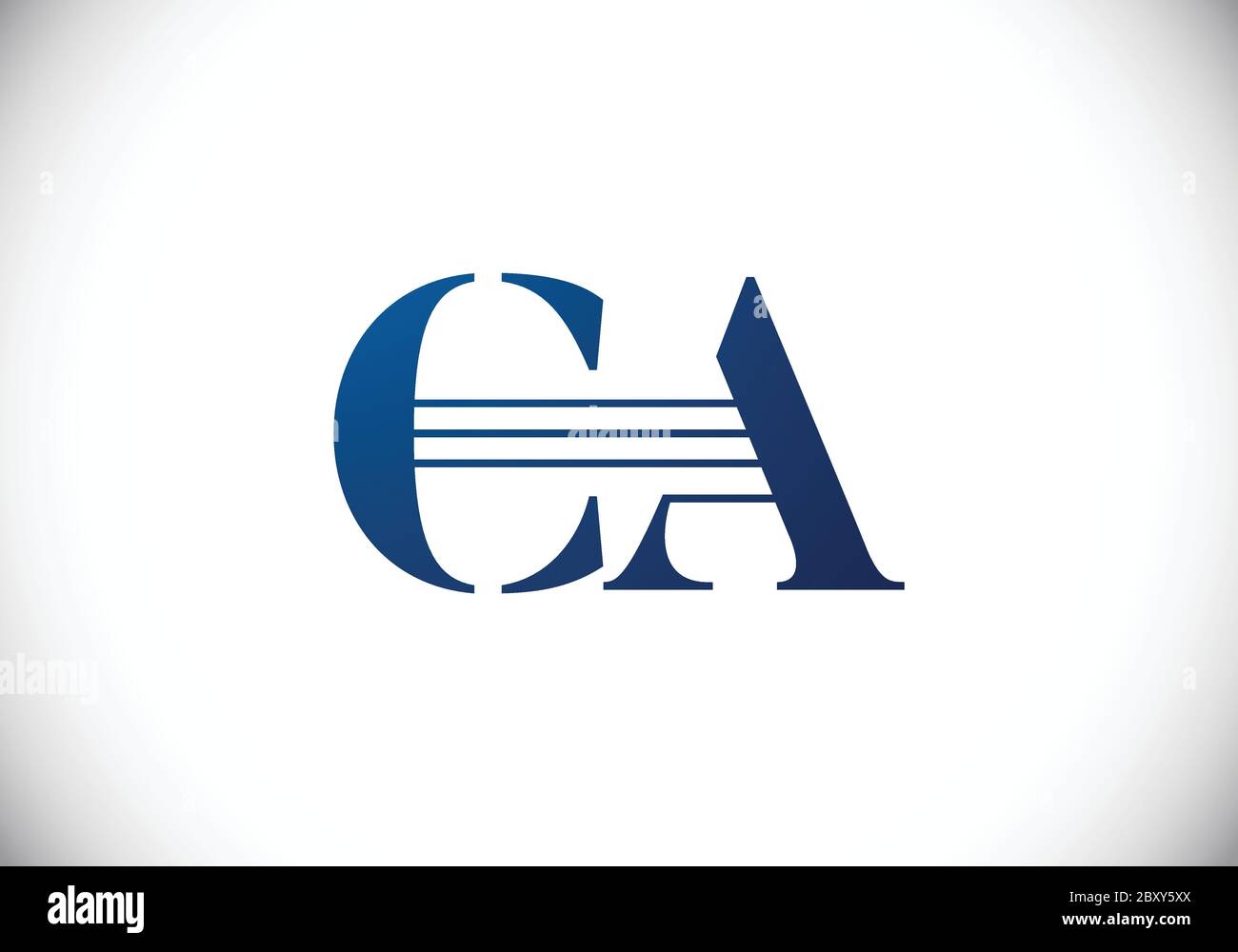 Initial Monogram Letter C A Logo Design Vector Template. C A Letter ...