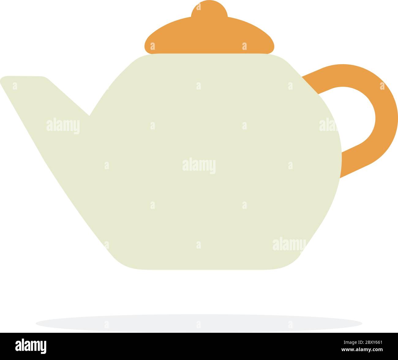 Tea kettle vector flat isolated Stock Vector Image & Art - Alamy