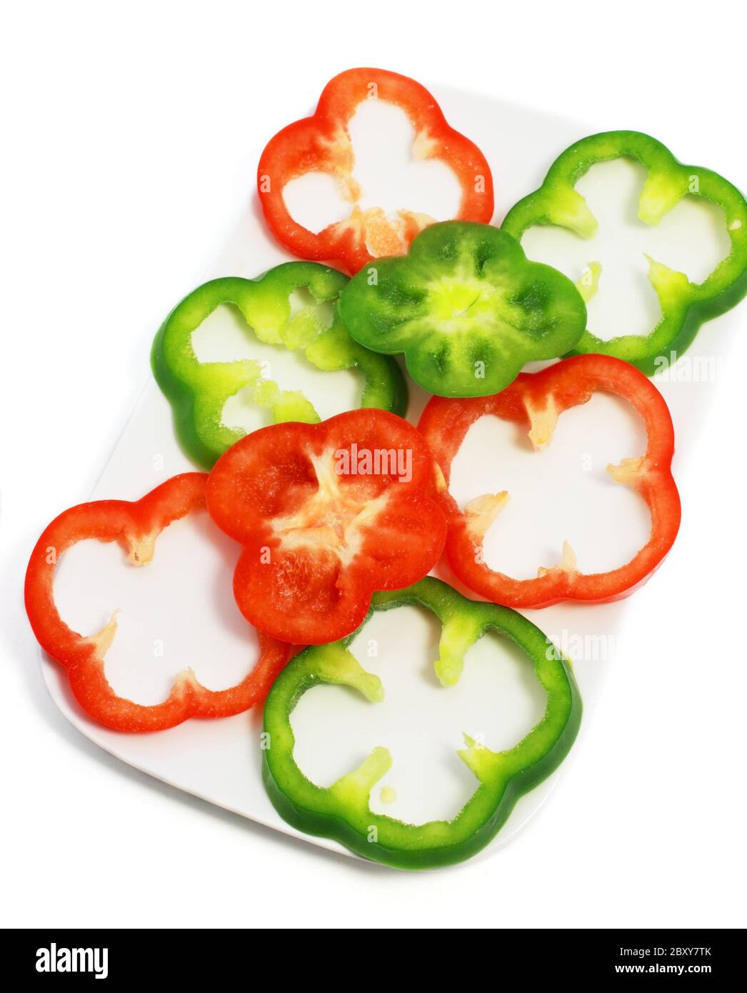 sweet cut pepper Stock Photo - Alamy