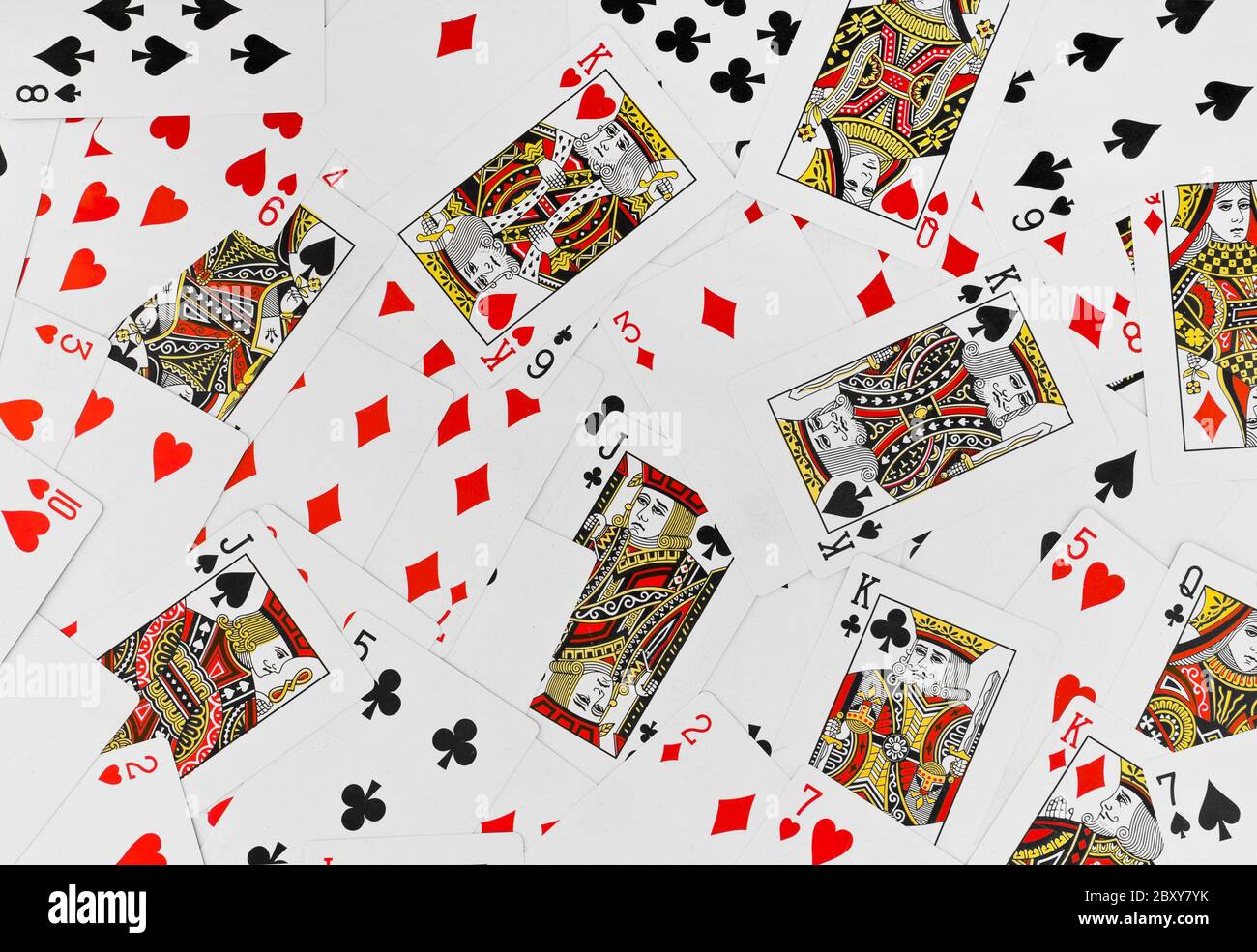 Playing cards background Stock Photo - Alamy