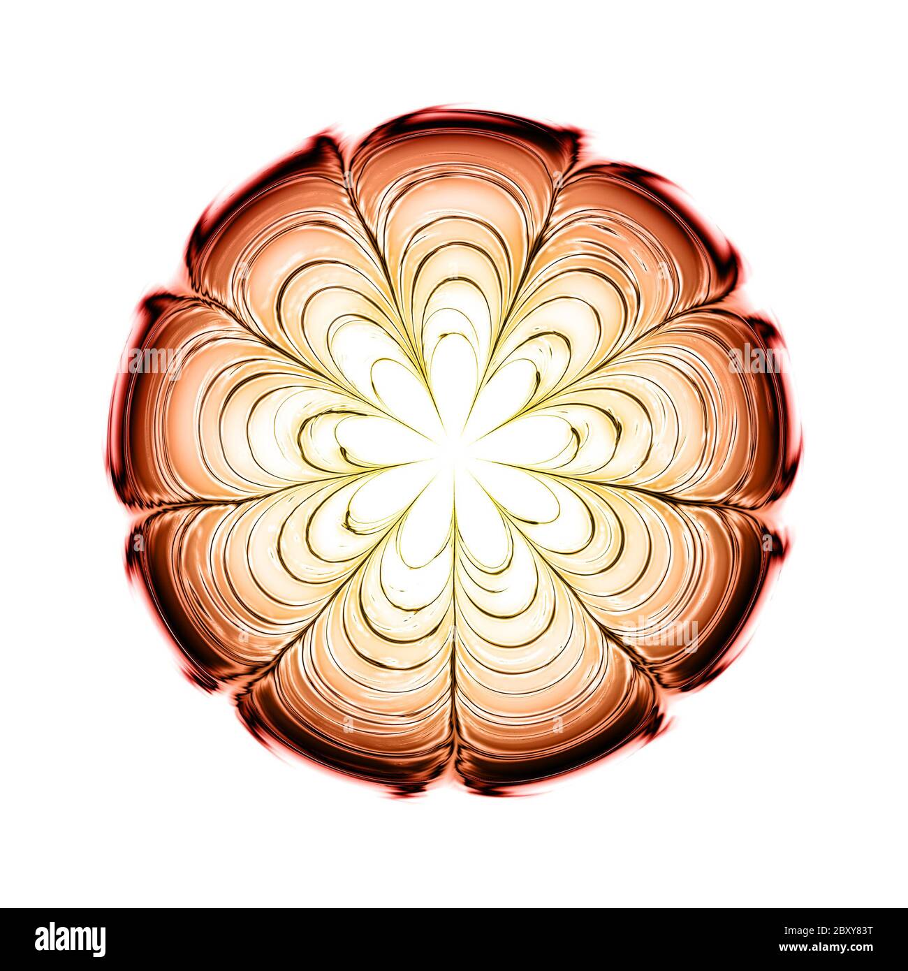 Abstract blue flower swirls hi-res stock photography and images - Alamy