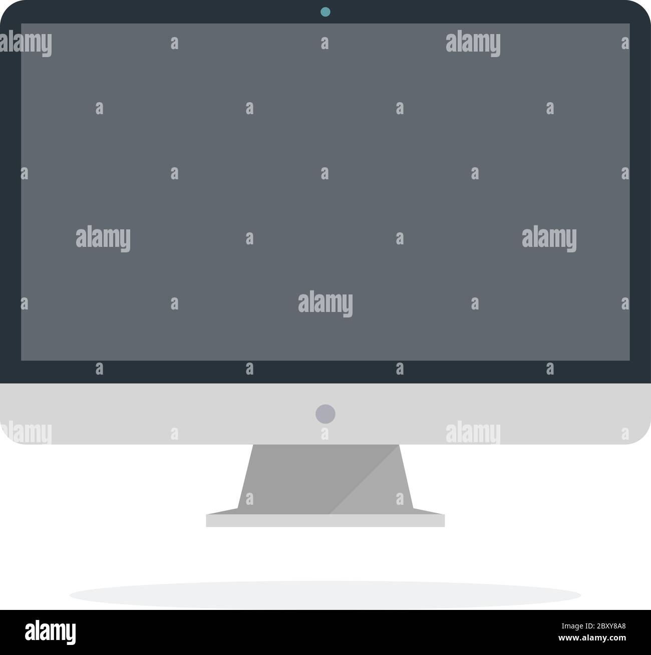 Silver monitor Stock Vector Images - Alamy