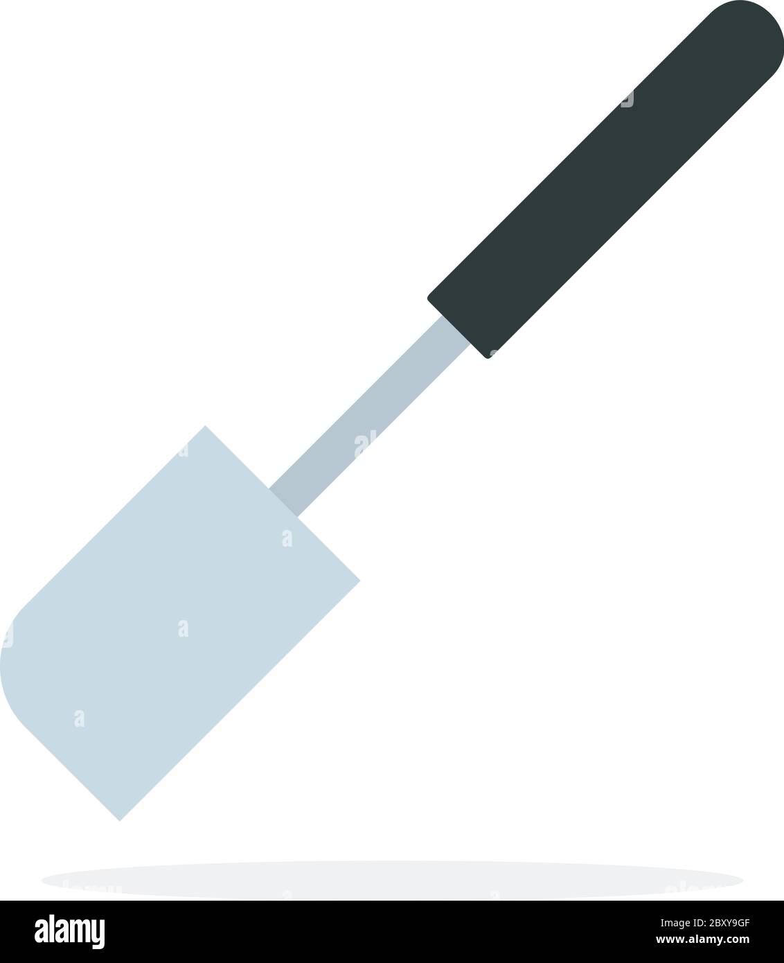 Cooking spatula for mixing vector flat isolated Stock Vector Image ...