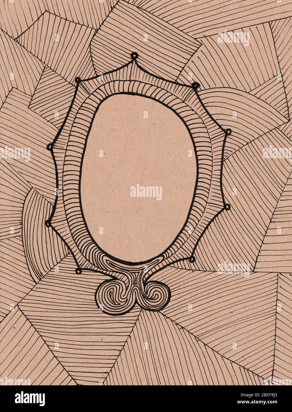 hand drawn doodles design elements scetch scribbles drawing Stock Photo ...