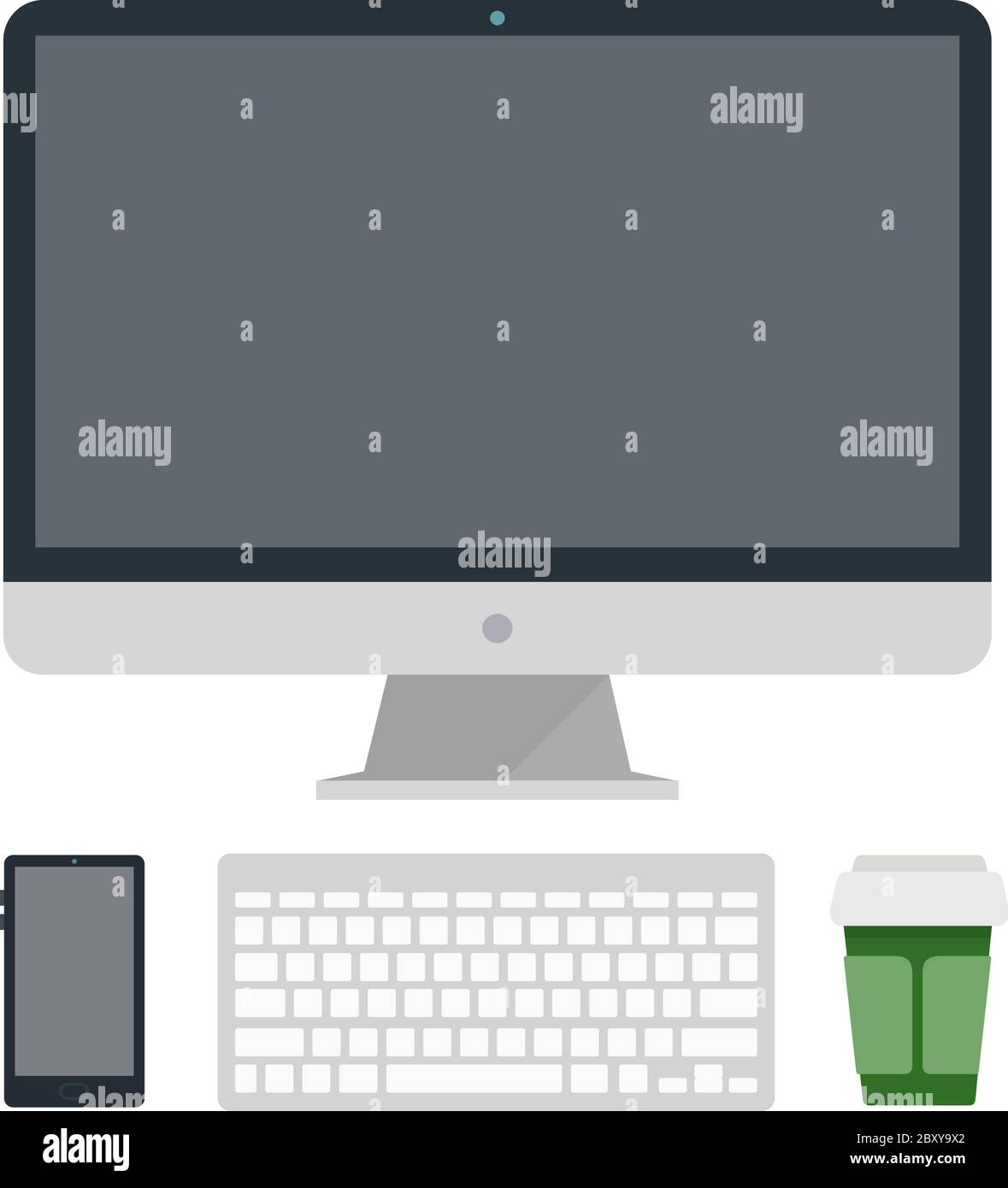 Office workplace concept Stock Vector Image & Art - Alamy