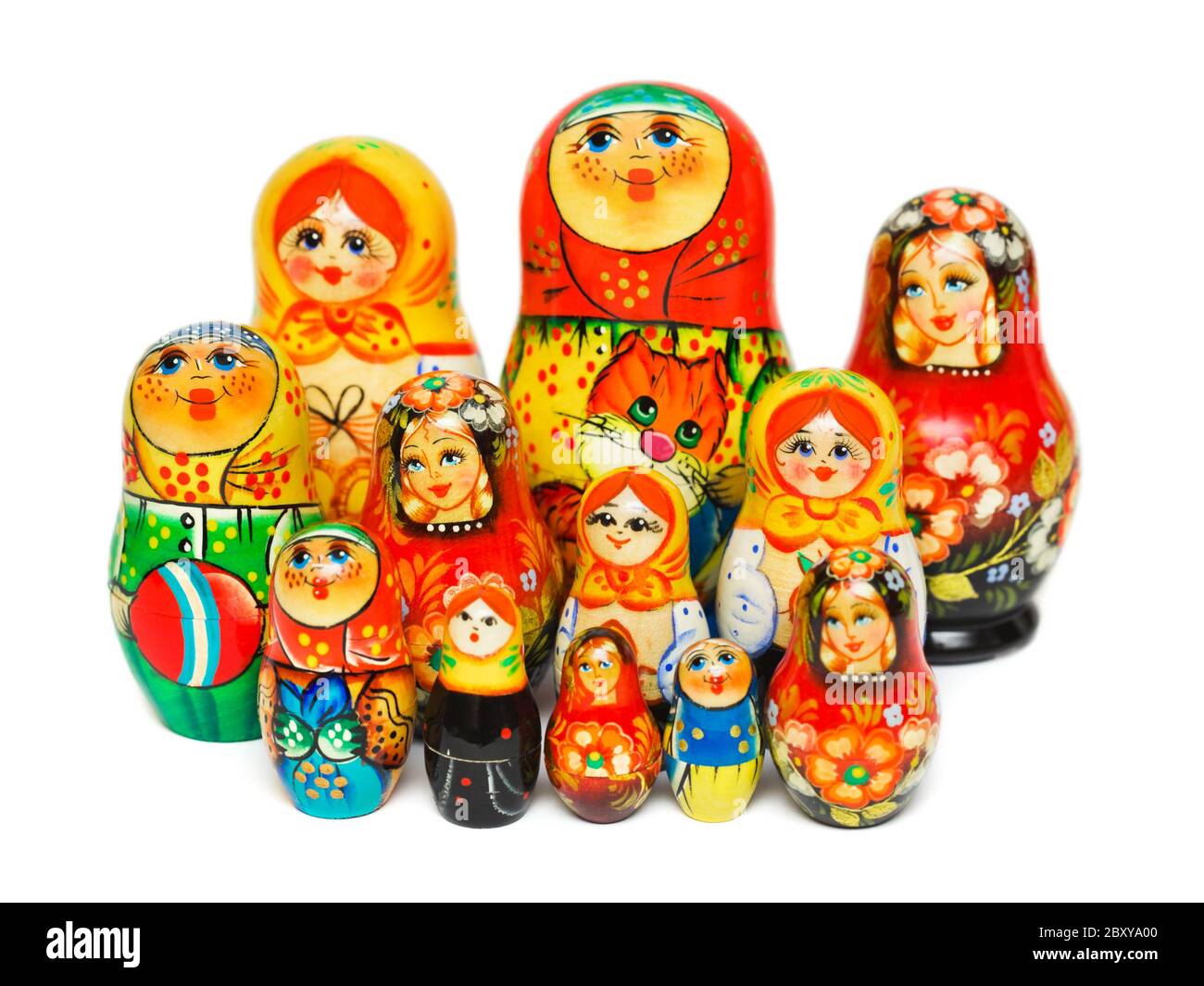 Russian toy matrioska Stock Photo - Alamy