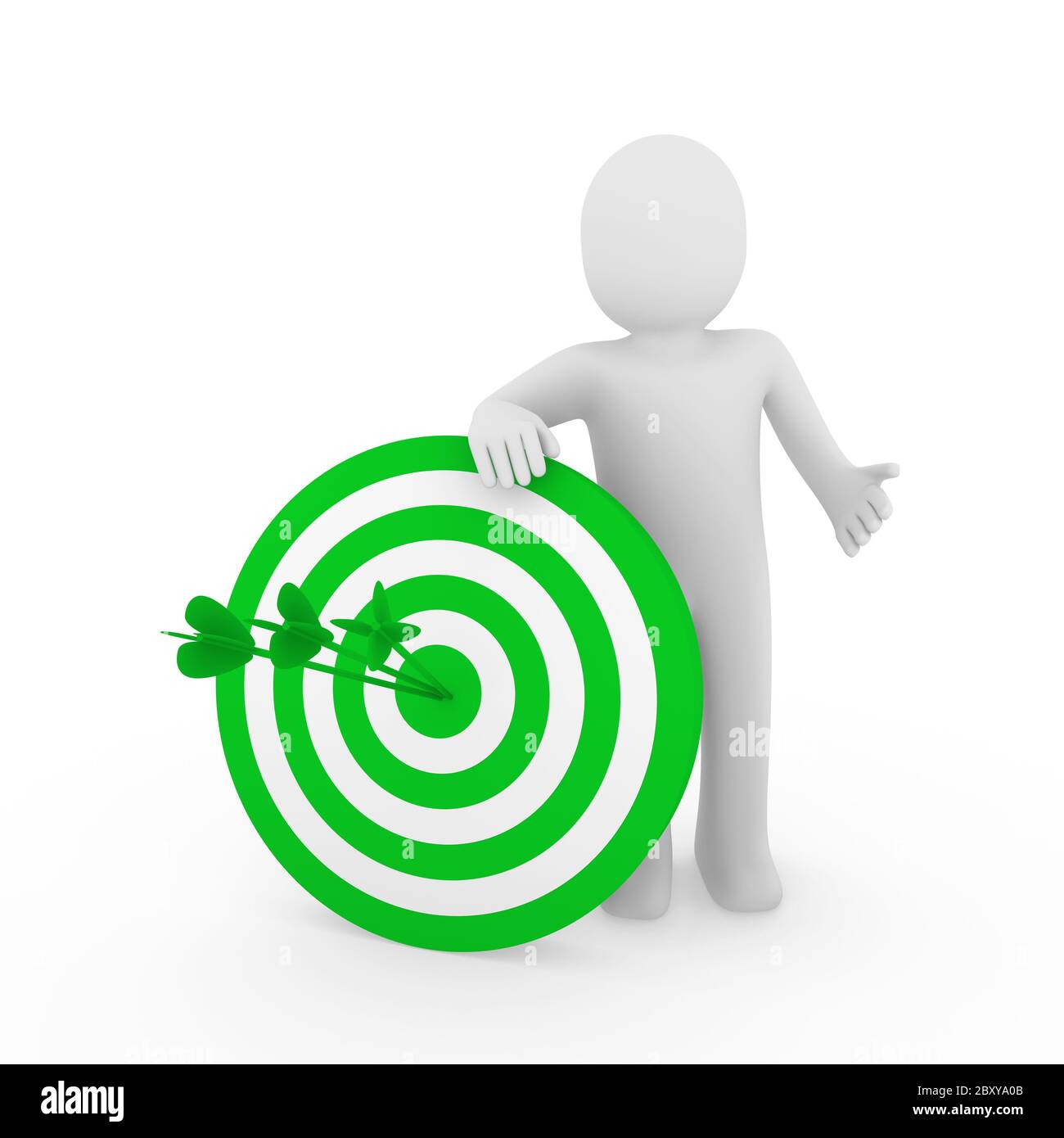 3d people target Cut Out Stock Images & Pictures - Alamy