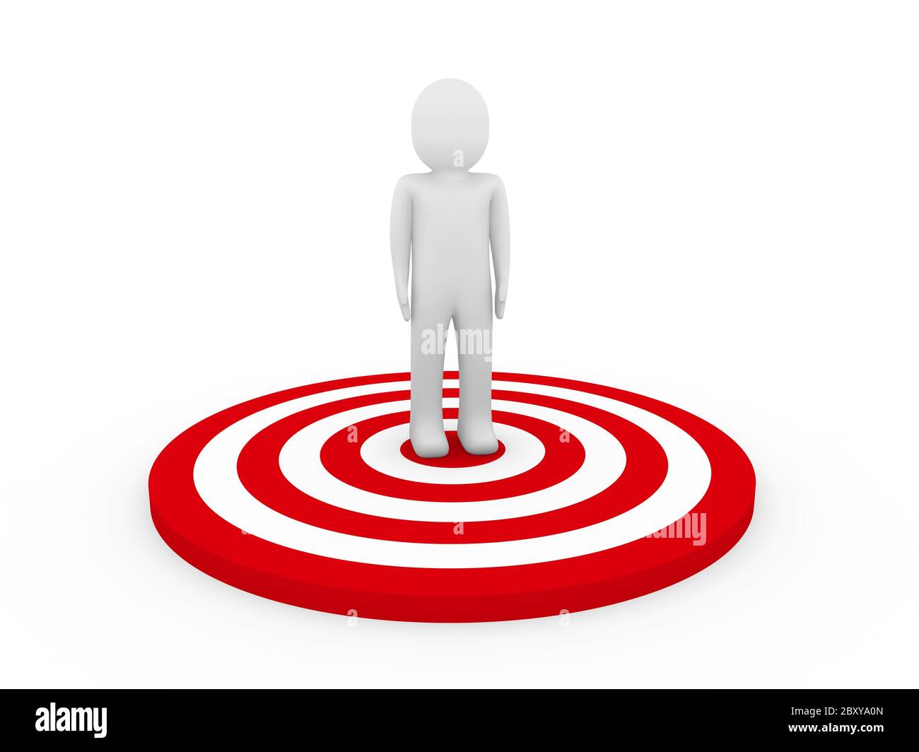 3d man target Stock Photo - Alamy