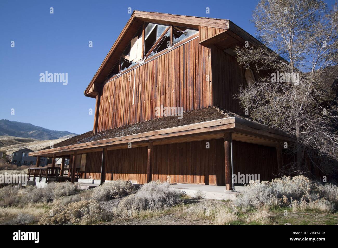 abandoned shack cabin house home wood structure grunge weathered Stock ...