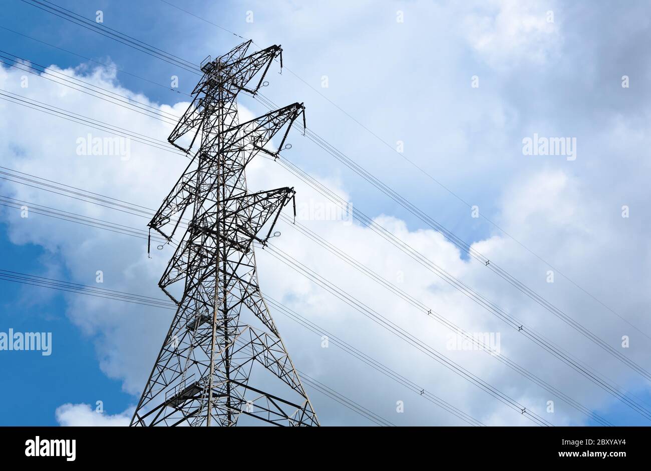 Power Transmission Line Stock Photo - Alamy