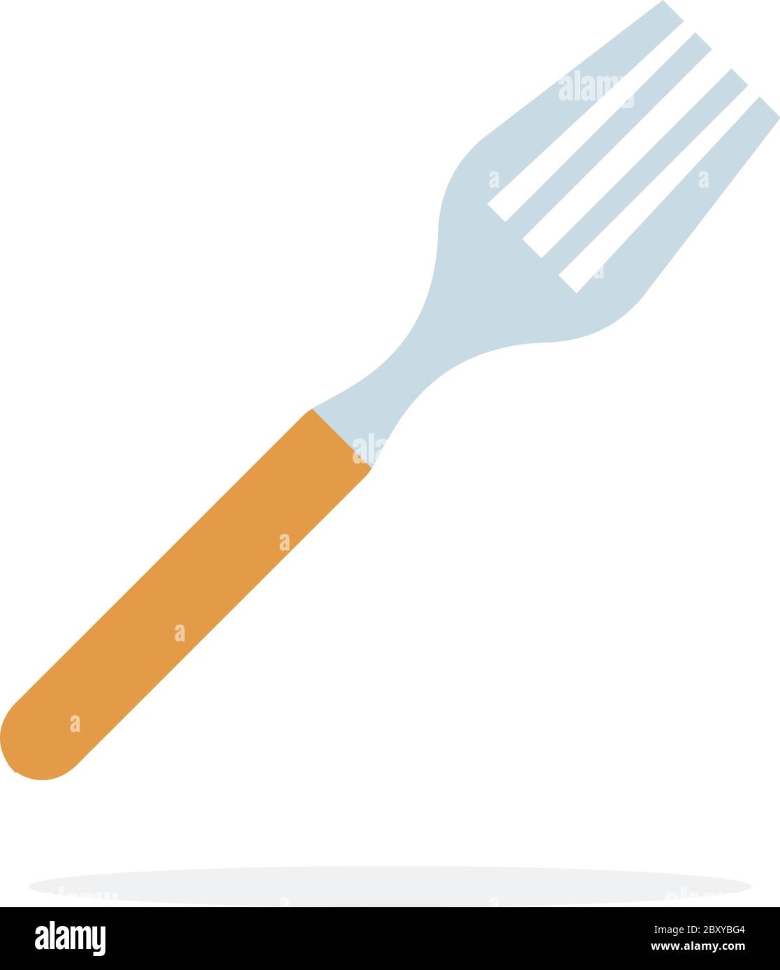 Wooden serving fork Stock Vector Images - Alamy
