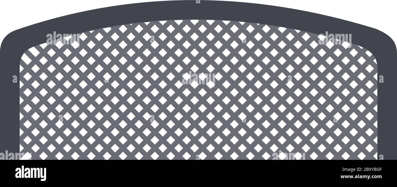 Back of the chair with holes Stock Vector Image & Art - Alamy