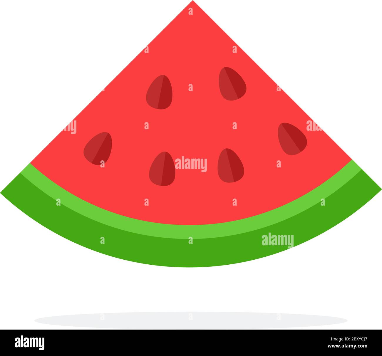Watermelon triangle Stock Vector Images - Alamy