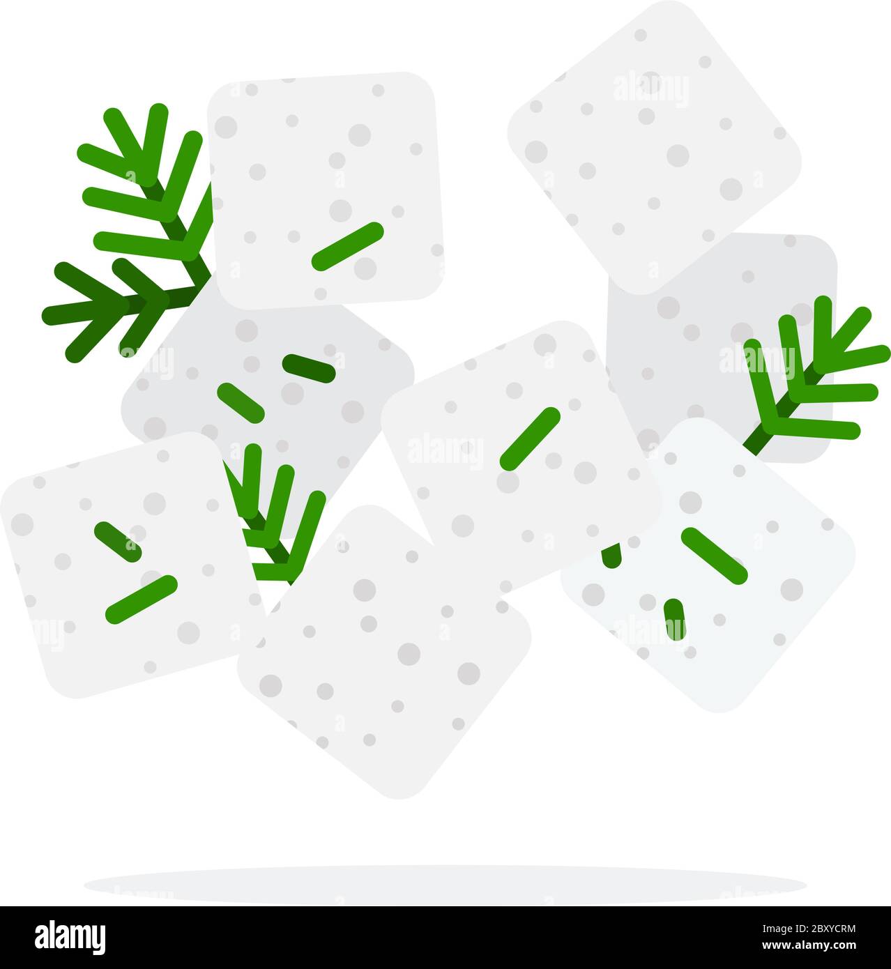 Cottage cheese and cream Stock Vector Images - Alamy