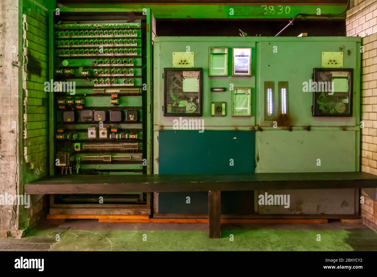 Electric switchboard in Berlin, Germany Stock Photo - Alamy