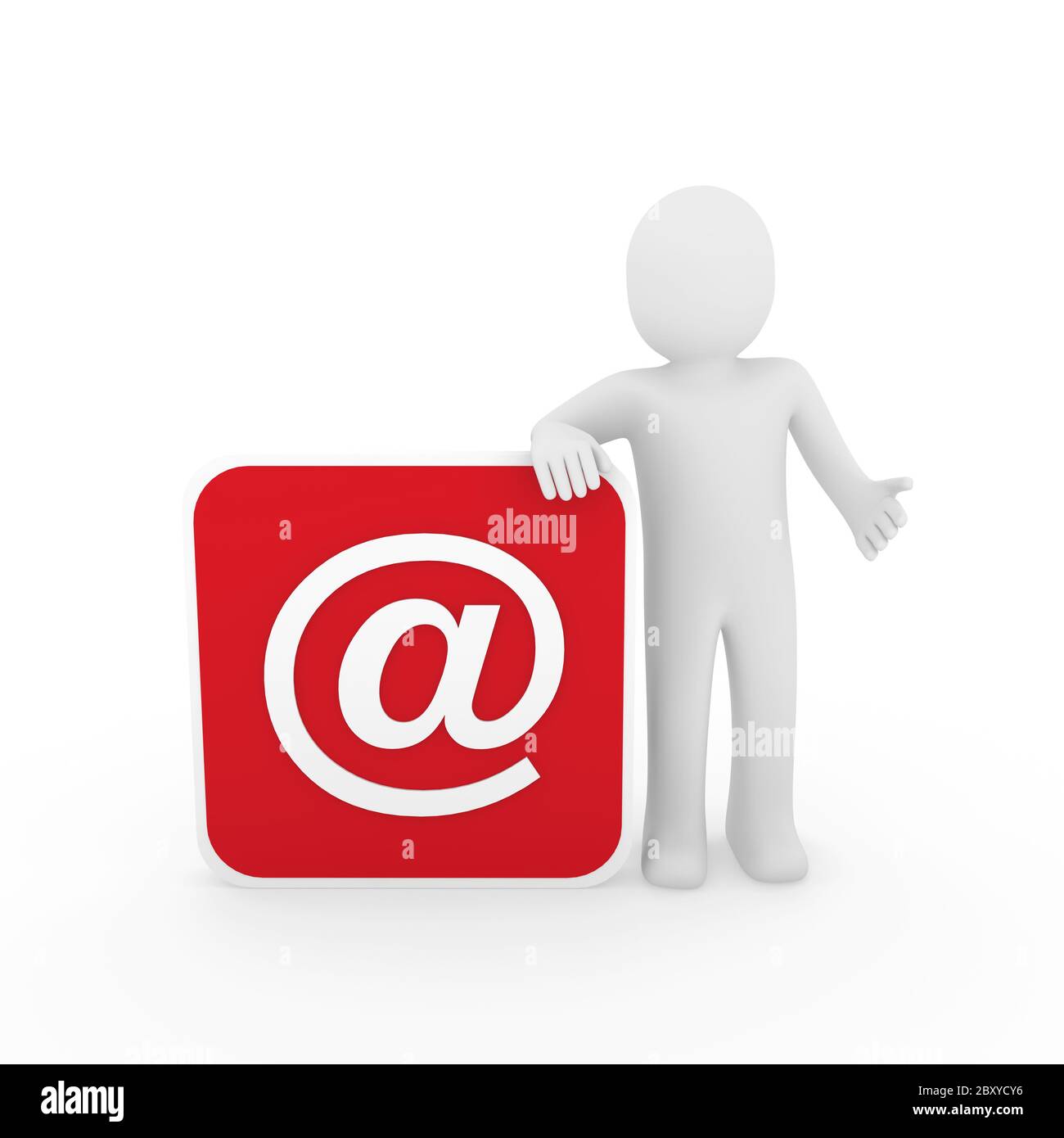 Man send mail message Cut Out Stock Images & Pictures - Alamy