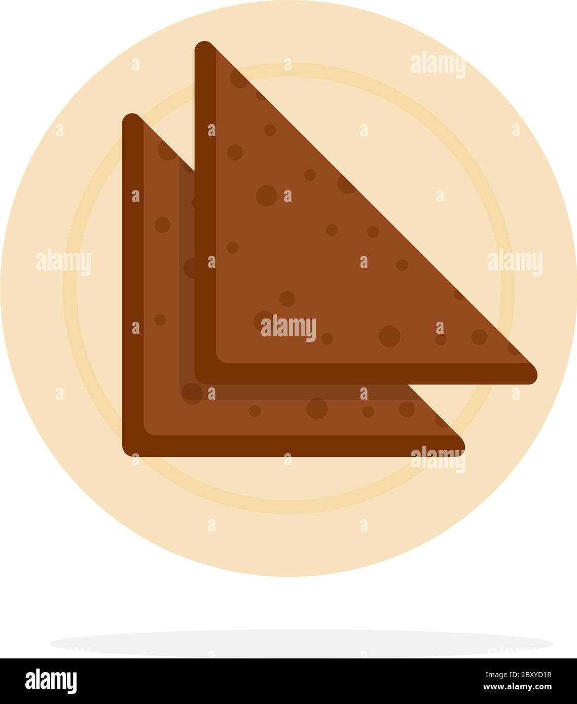 Dark brown bread Stock Vector Images - Alamy