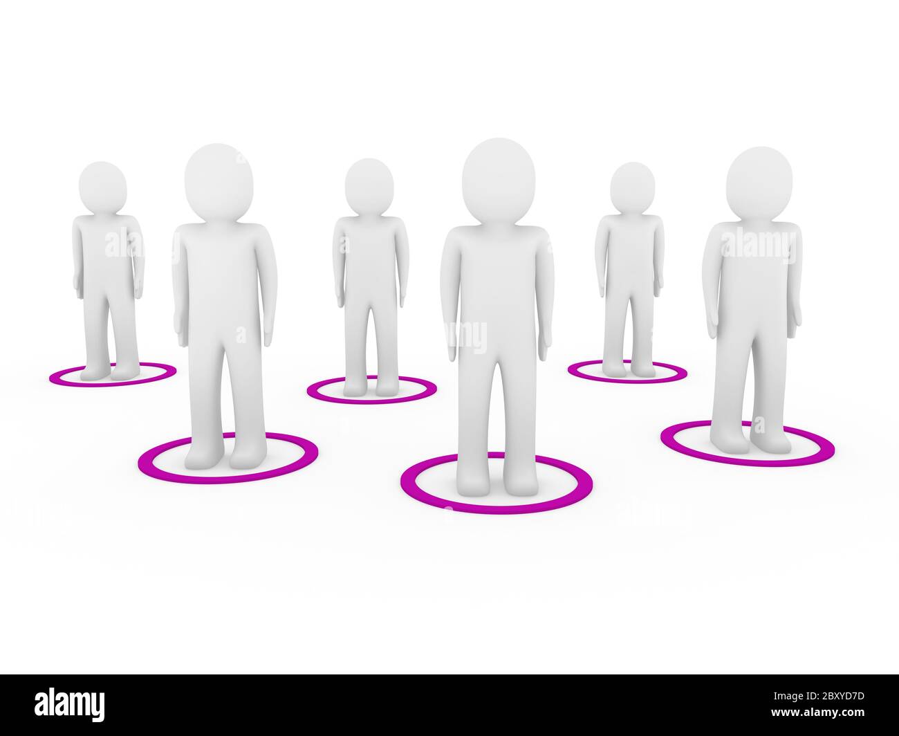 3d men teamwork network Stock Photo - Alamy