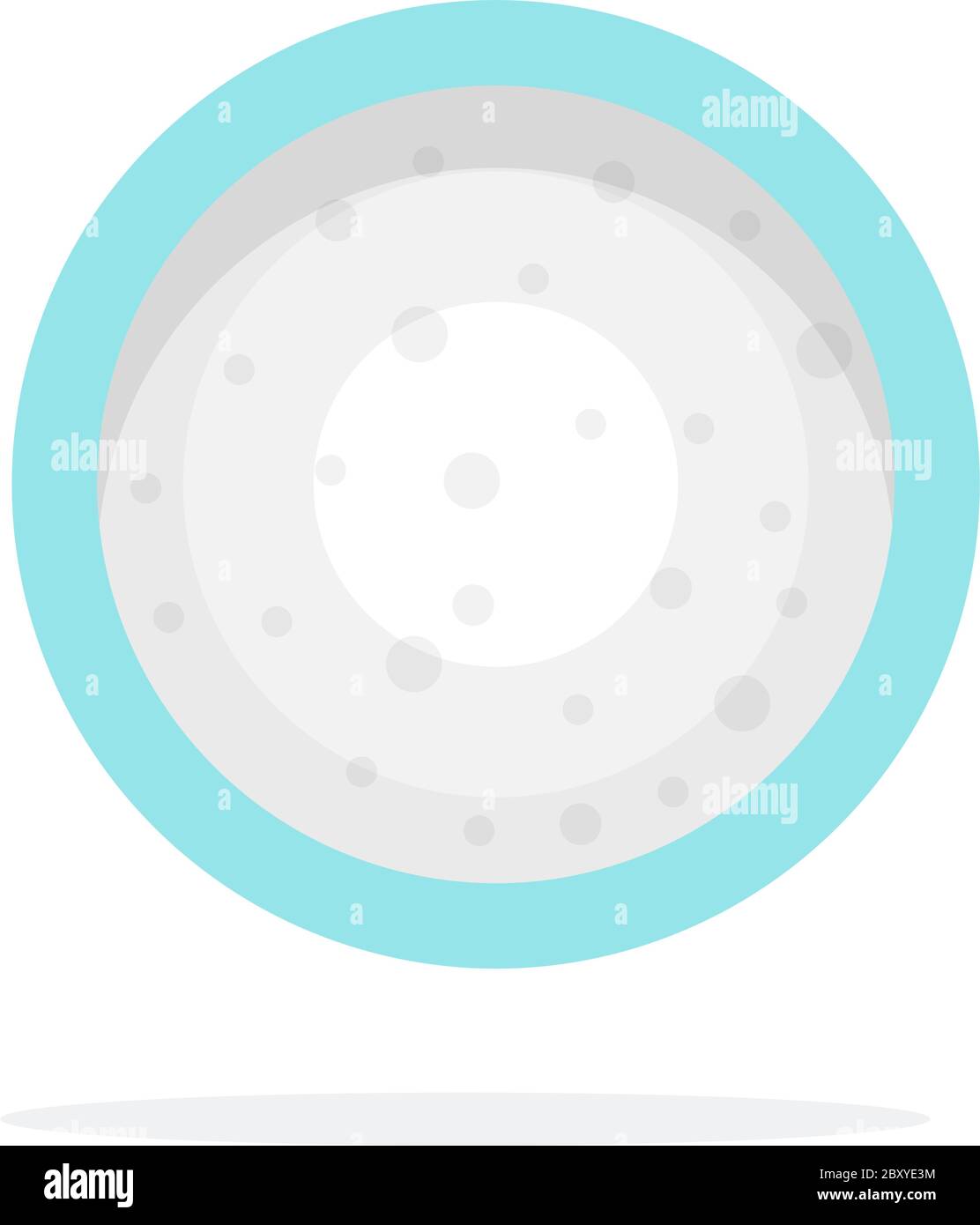 Fresh cottage cheese bowl Stock Vector Images - Alamy