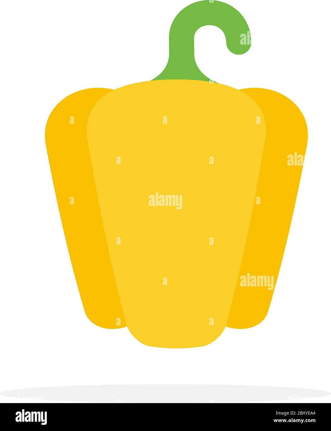 Yellow bell pepper Stock Vector Image & Art - Alamy
