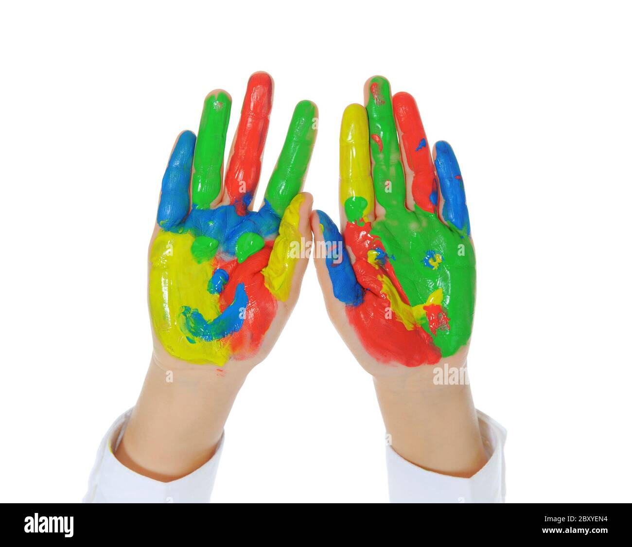 Hand Painted Child Stock Photo - Alamy