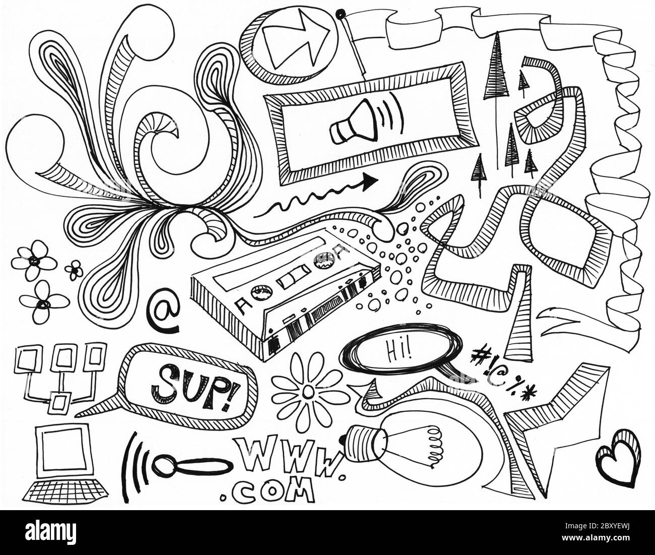 Random Easy Drawings Doodles