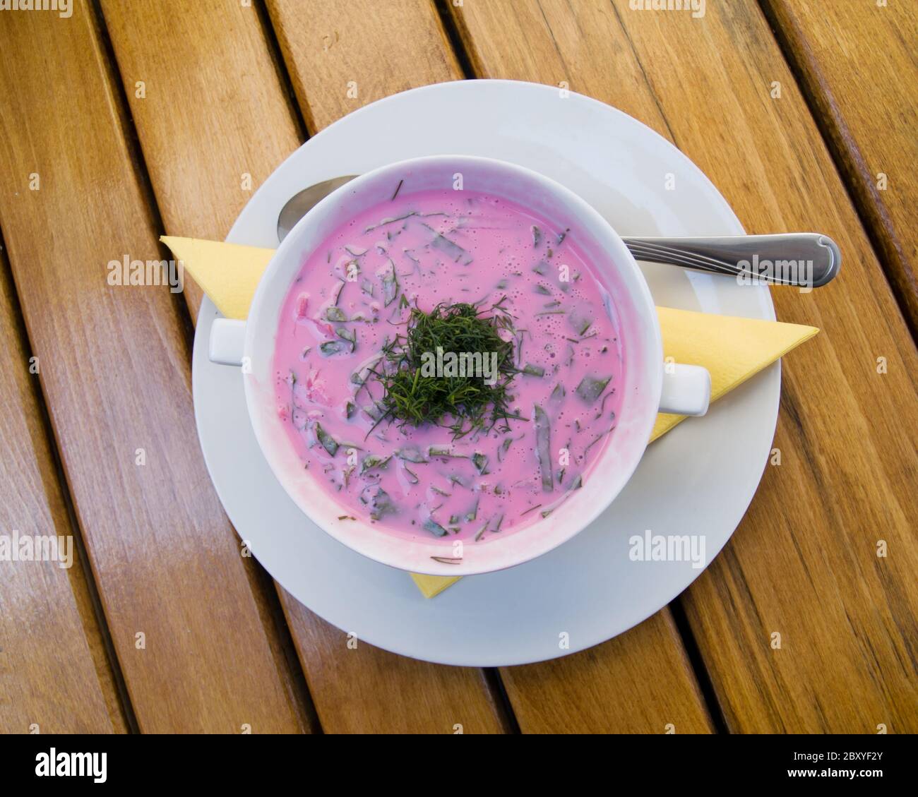cold polish soup Stock Photo - Alamy