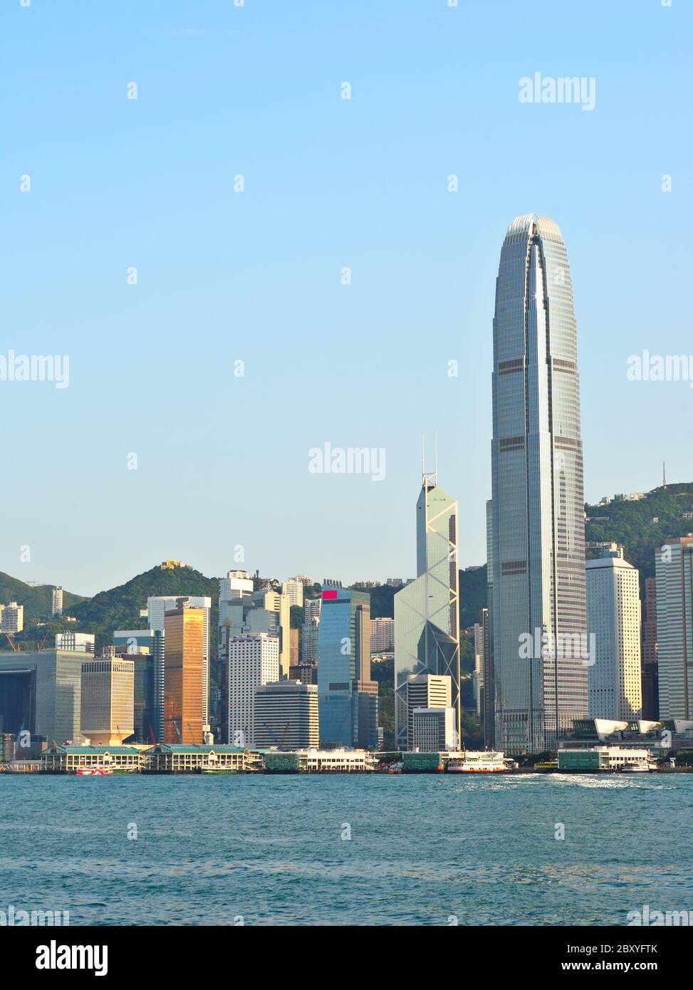 Hong Kong harbour Stock Photo - Alamy