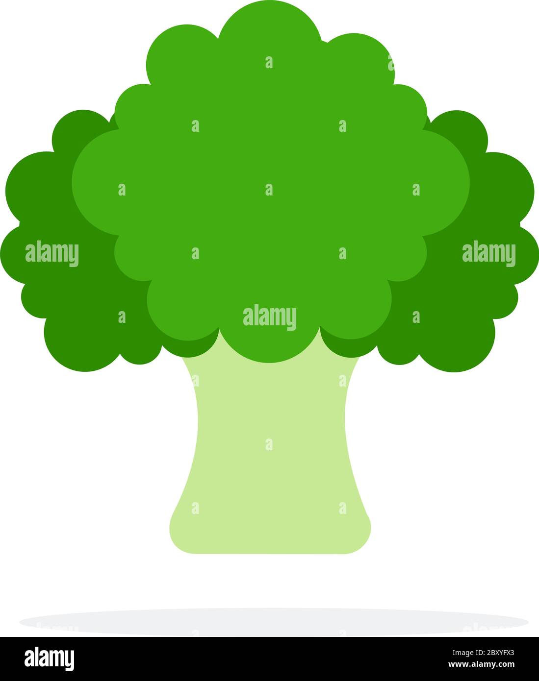 Broccoli cutout Stock Vector Images - Alamy