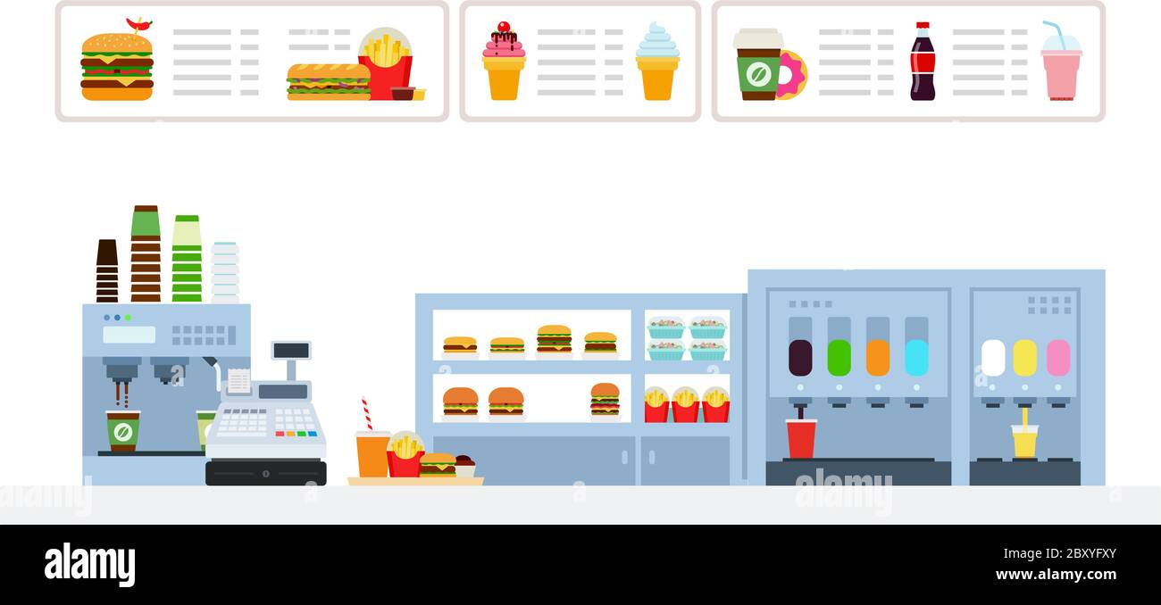 Fast food drink machine Cut Out Stock Images & Pictures - Alamy