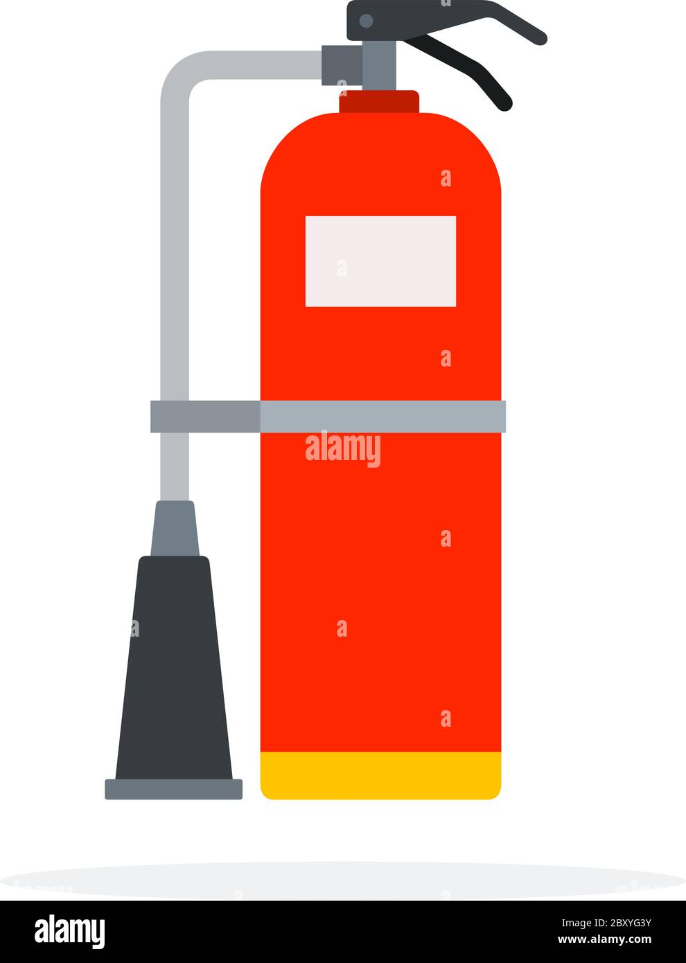 Powder-type fire extinguisher Stock Vector Image & Art - Alamy