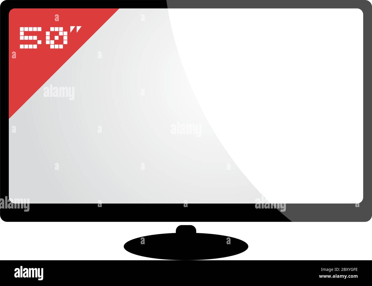 big screen television Stock Vector Image & Art - Alamy
