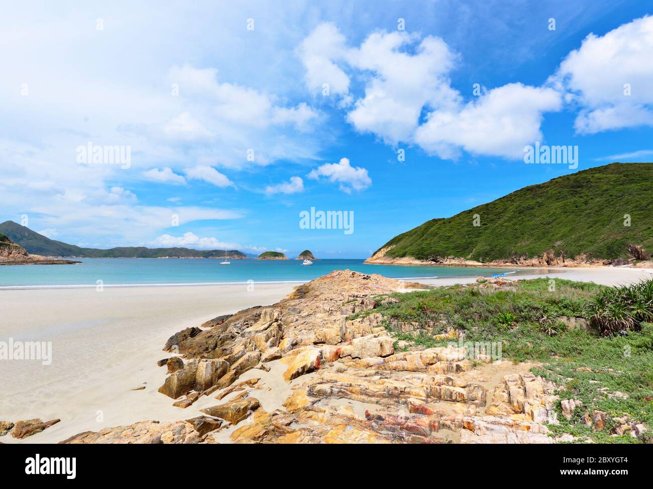 Big Wave bay in Hong Kong Stock Photo - Alamy