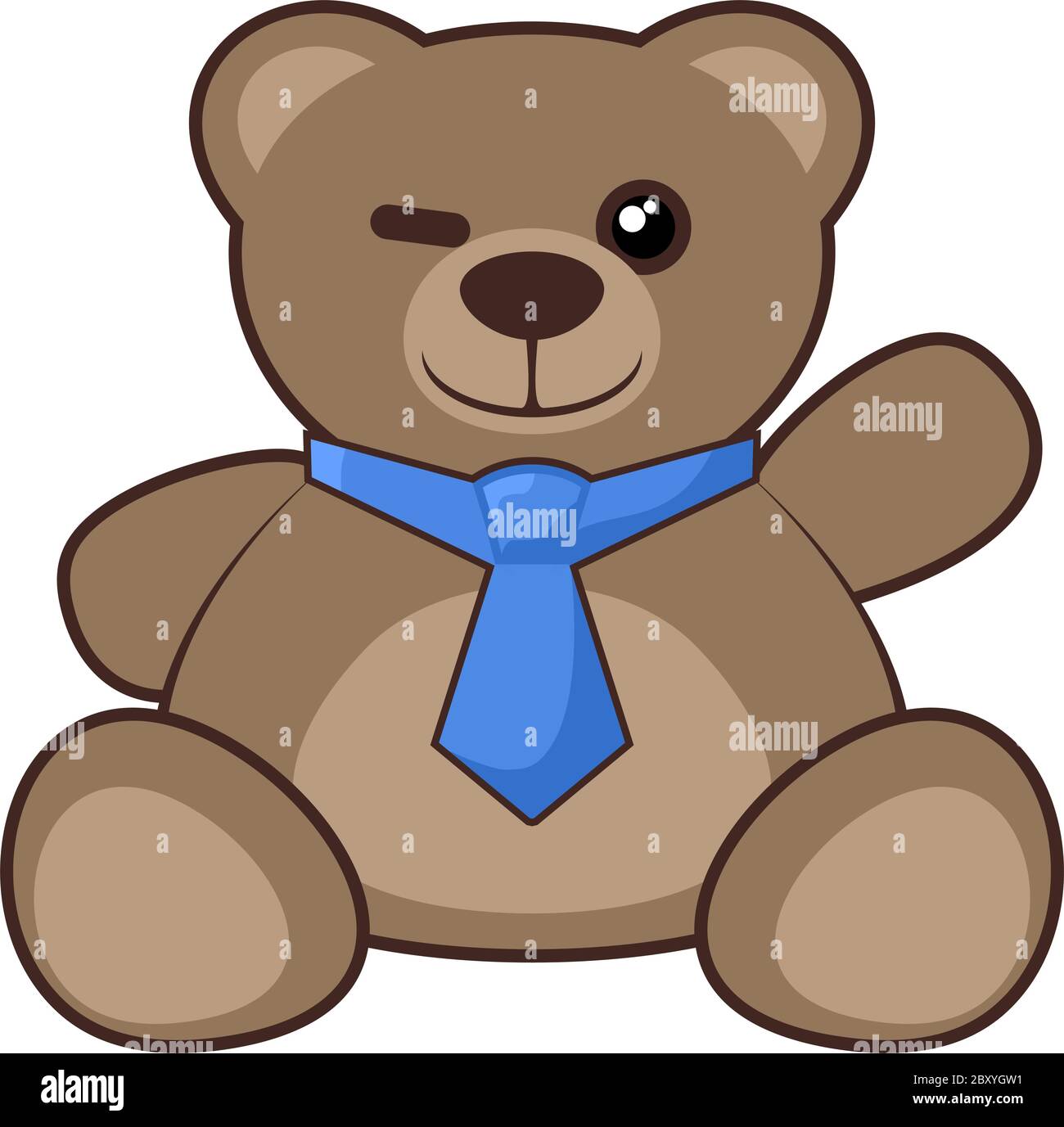 Cartoon Teddy Bear Friends