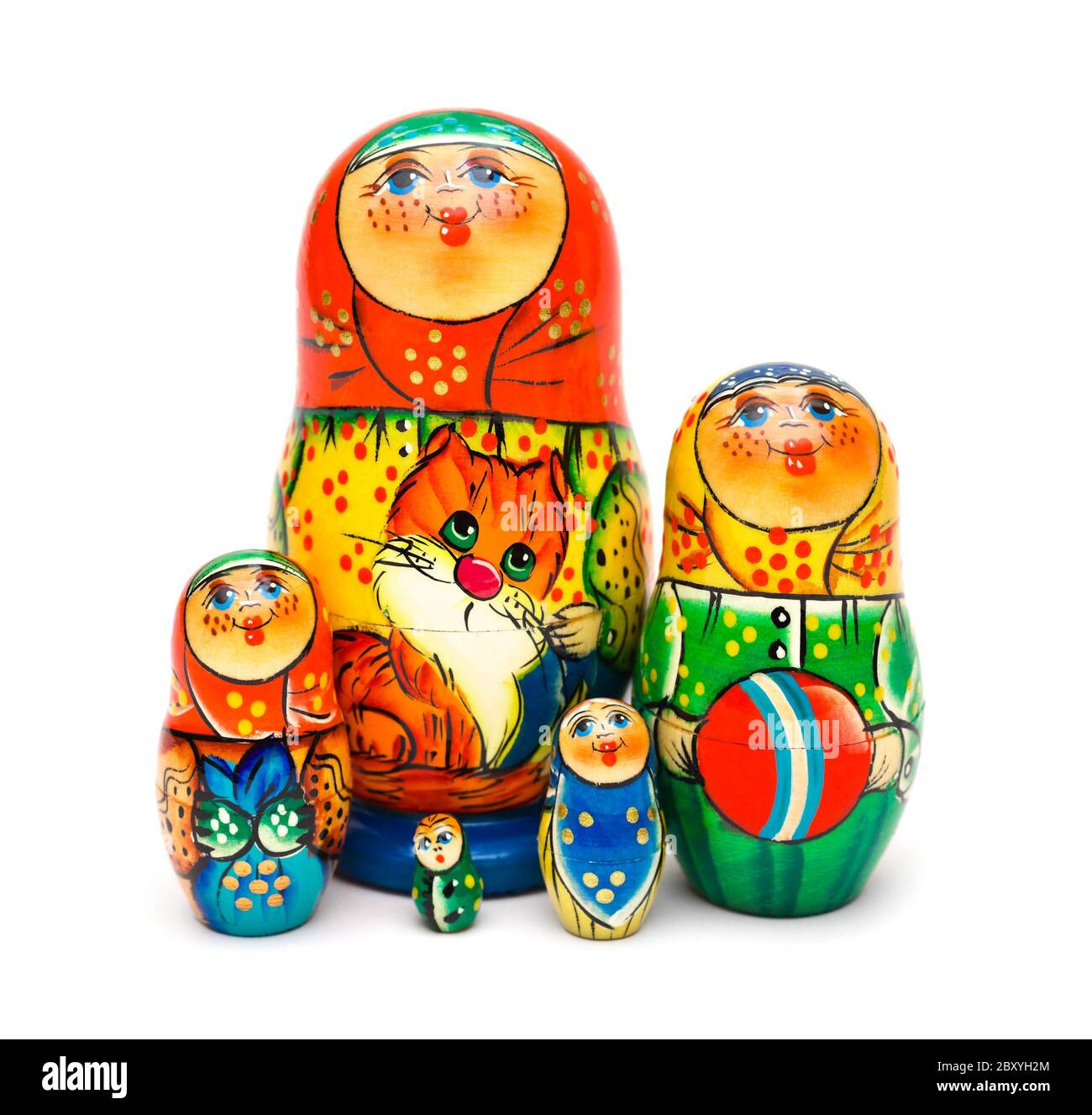 Russian toy matrioska Stock Photo - Alamy