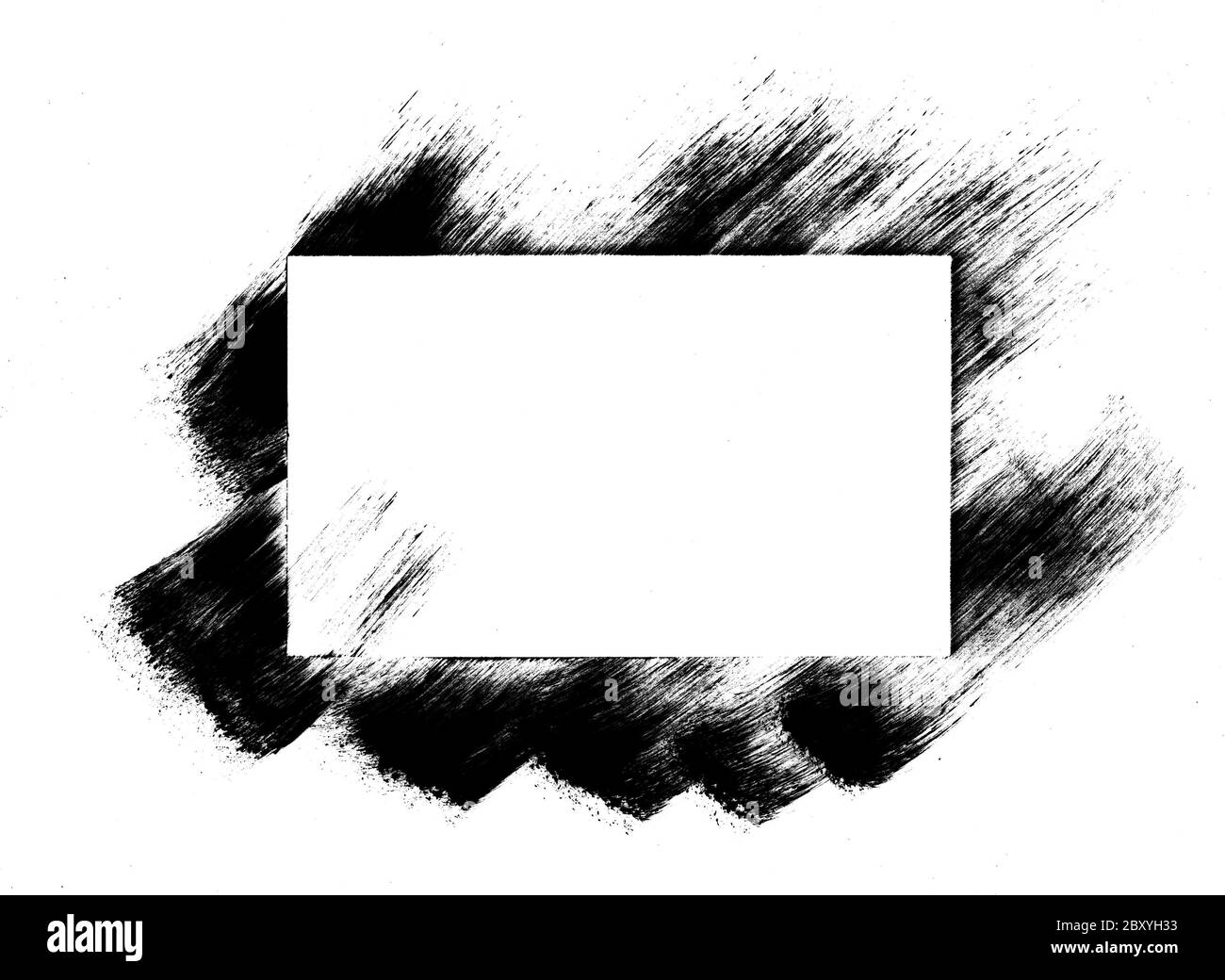 Hand made brused border Stock Photo - Alamy