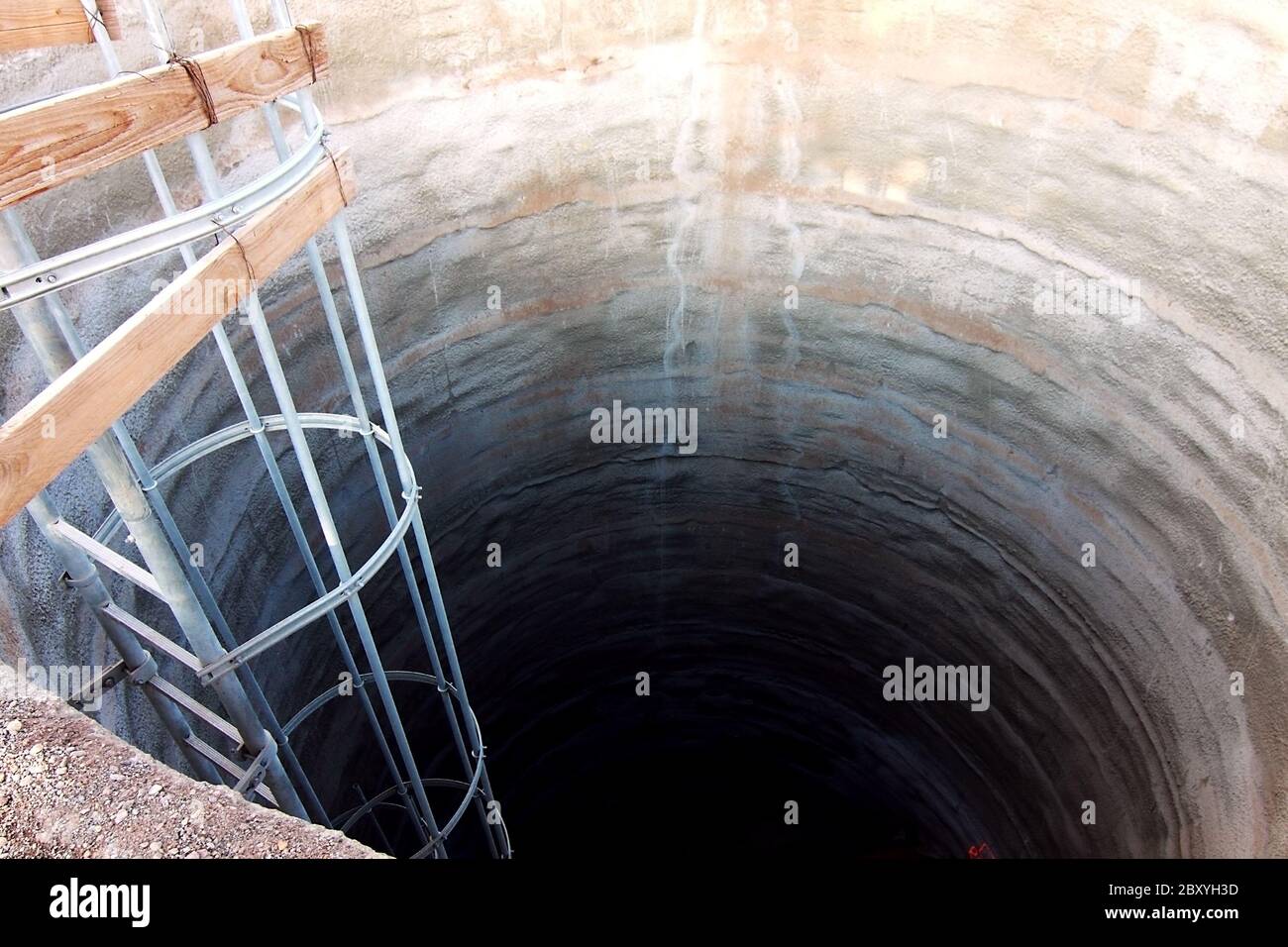 concreted hole under the ground Stock Photo - Alamy