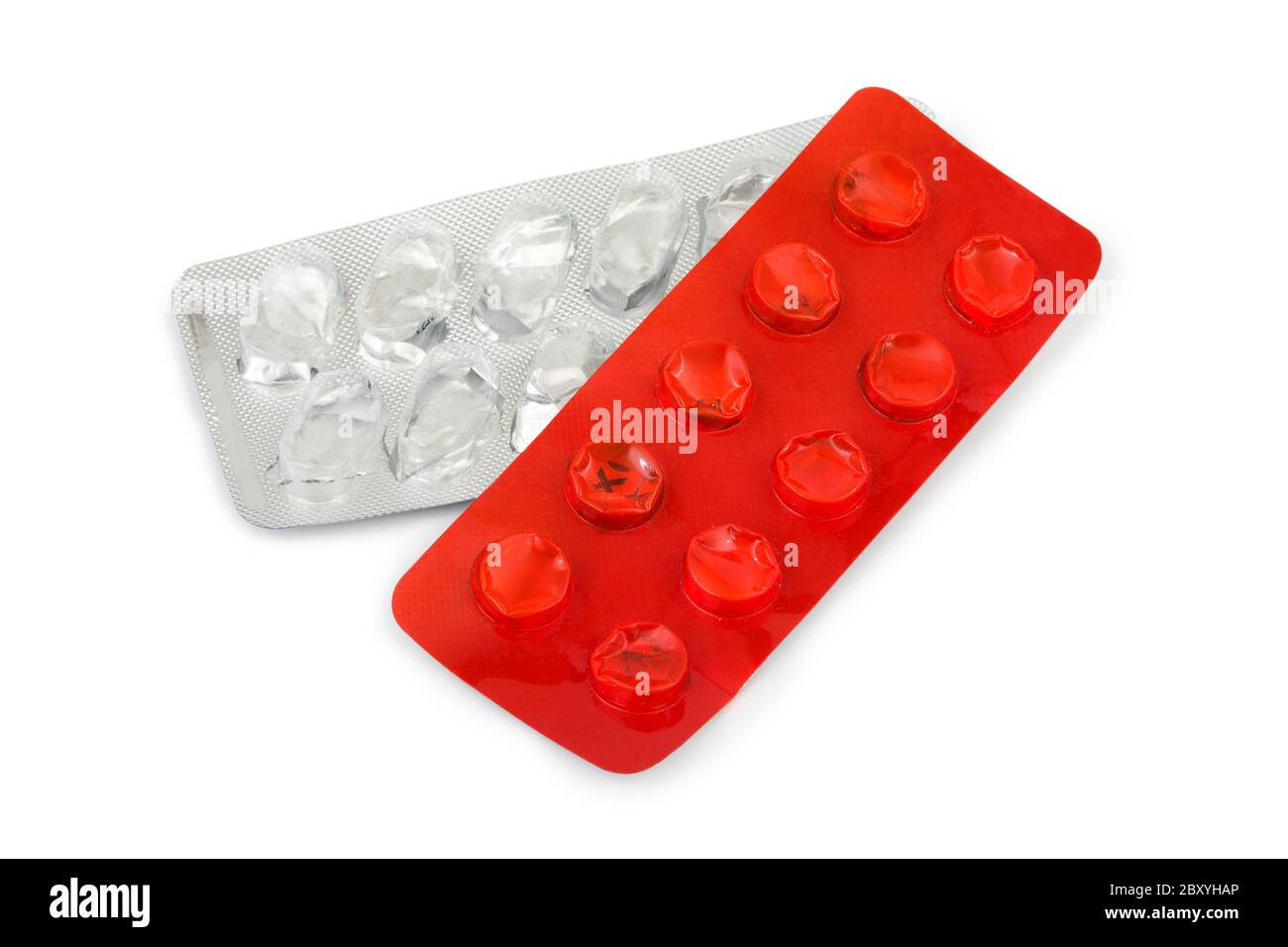 Empty blister packs Cut Out Stock Images & Pictures - Alamy