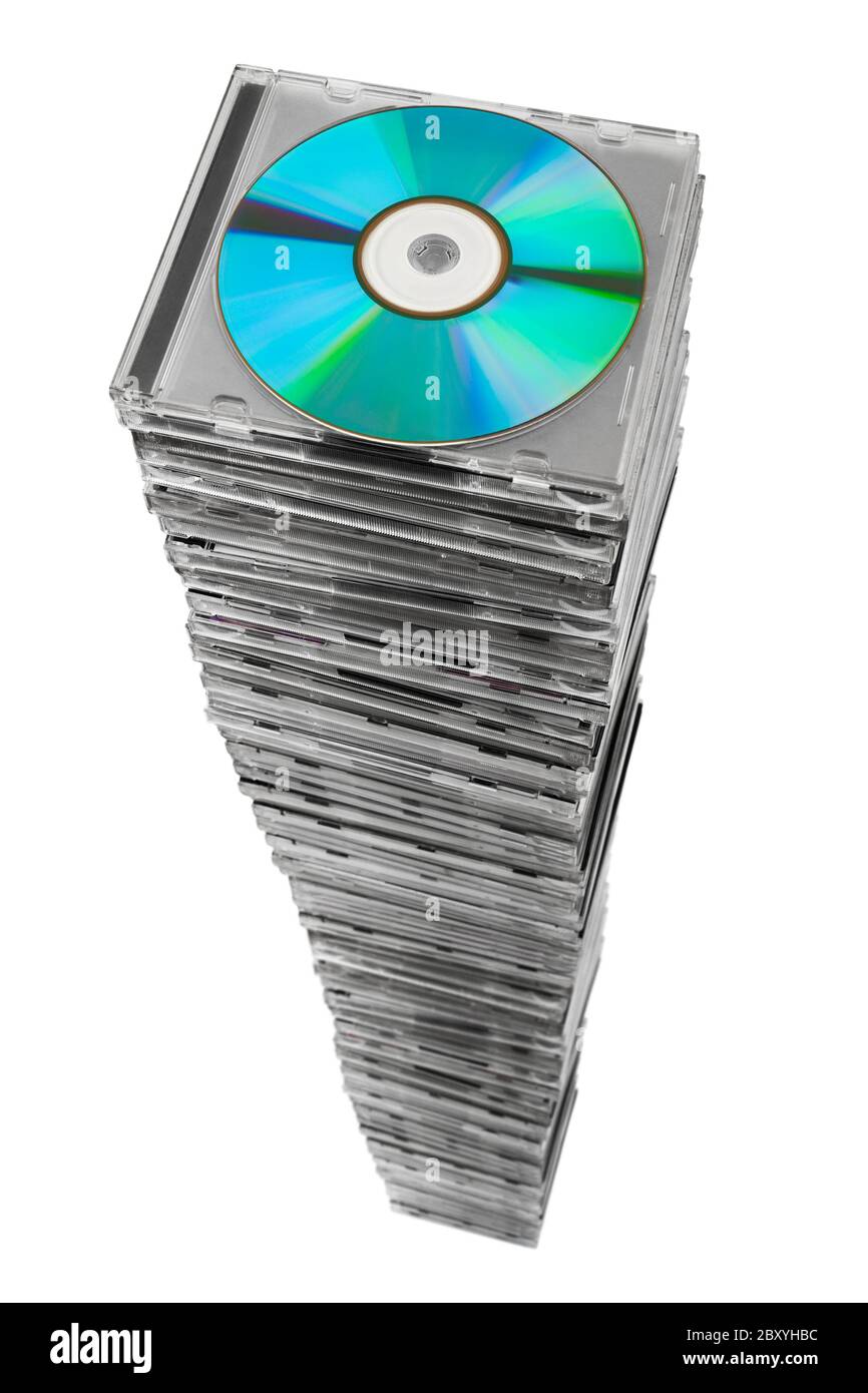 Stack of disks Stock Photo - Alamy