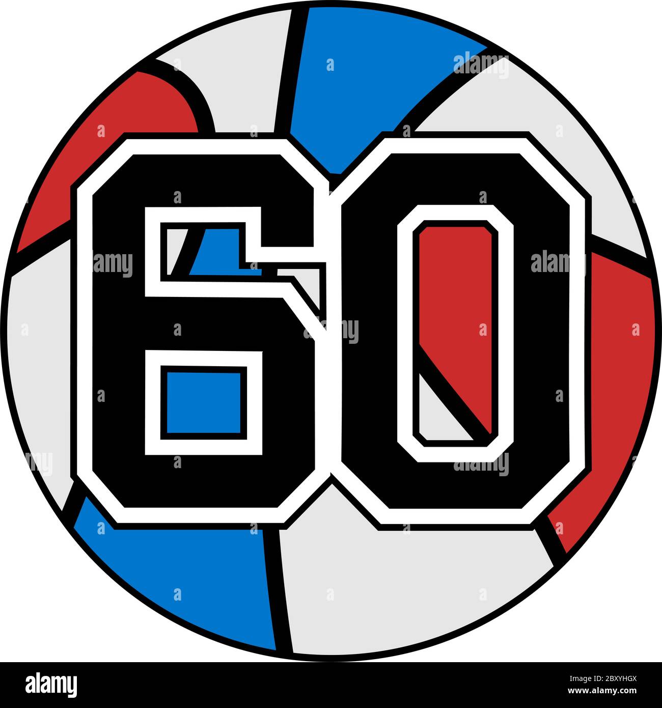 Number 60 vector vectors hi-res stock photography and images - Alamy