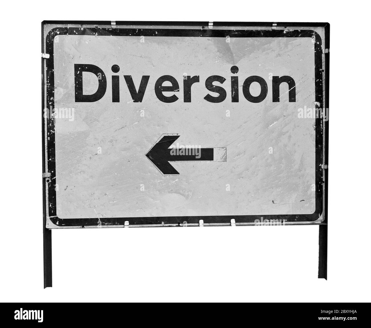 Blank warning sign Black and White Stock Photos & Images - Alamy