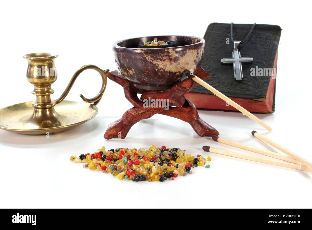 White magic book incense hi-res stock photography and images - Alamy