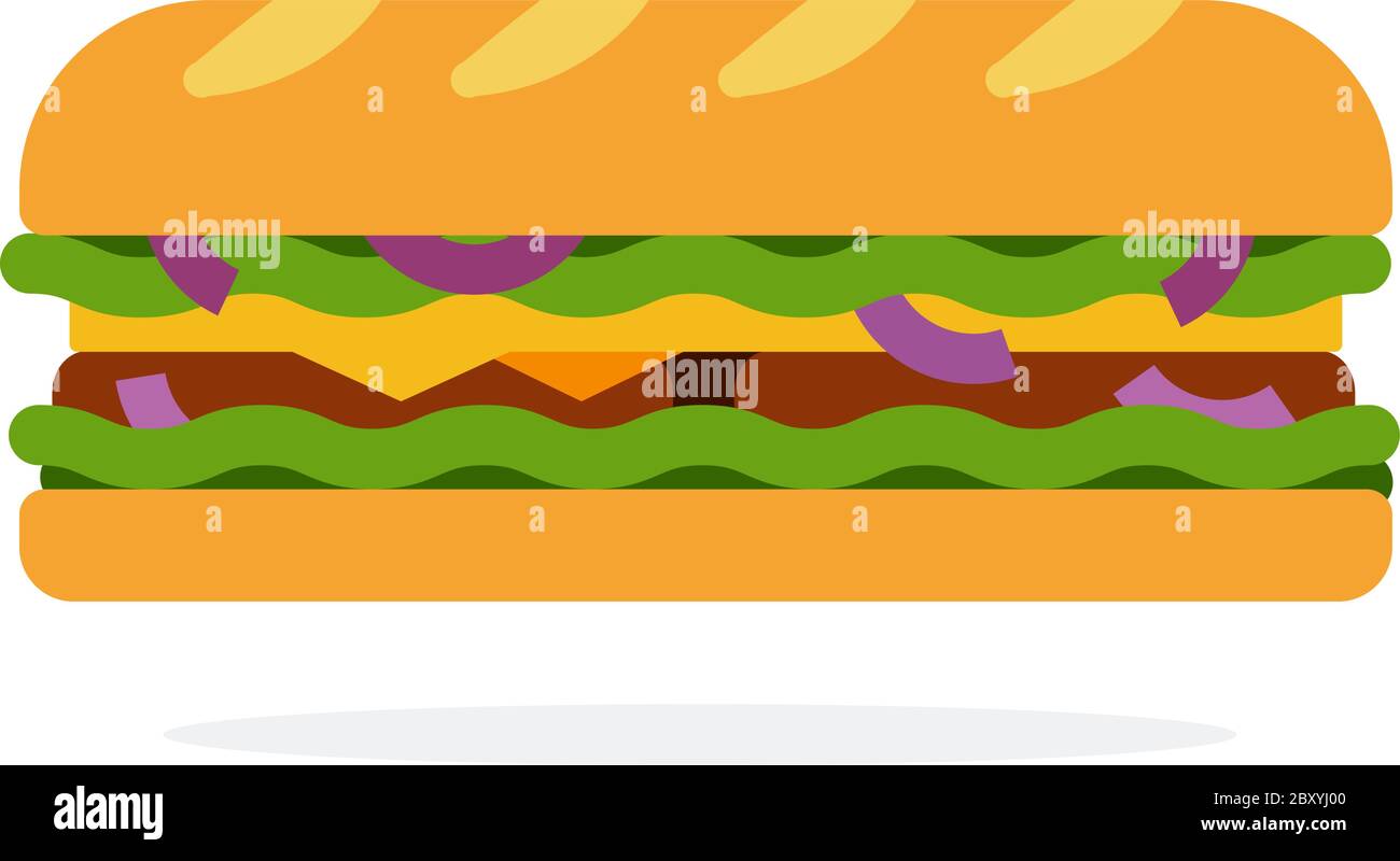 Cheese cucumber salad sandwich Stock Vector Images - Alamy