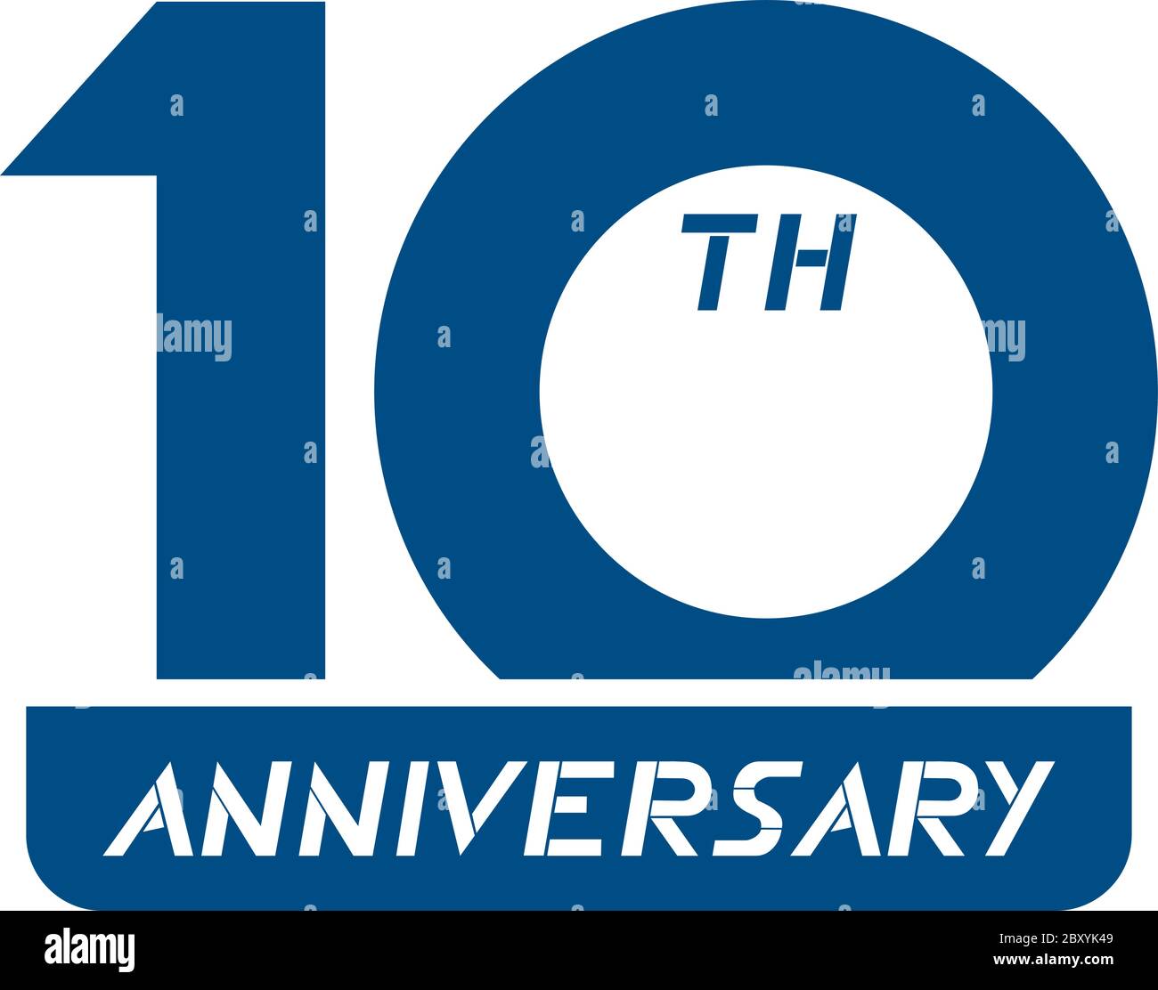 10th anniversary celebration vector hi-res stock photography and images ...
