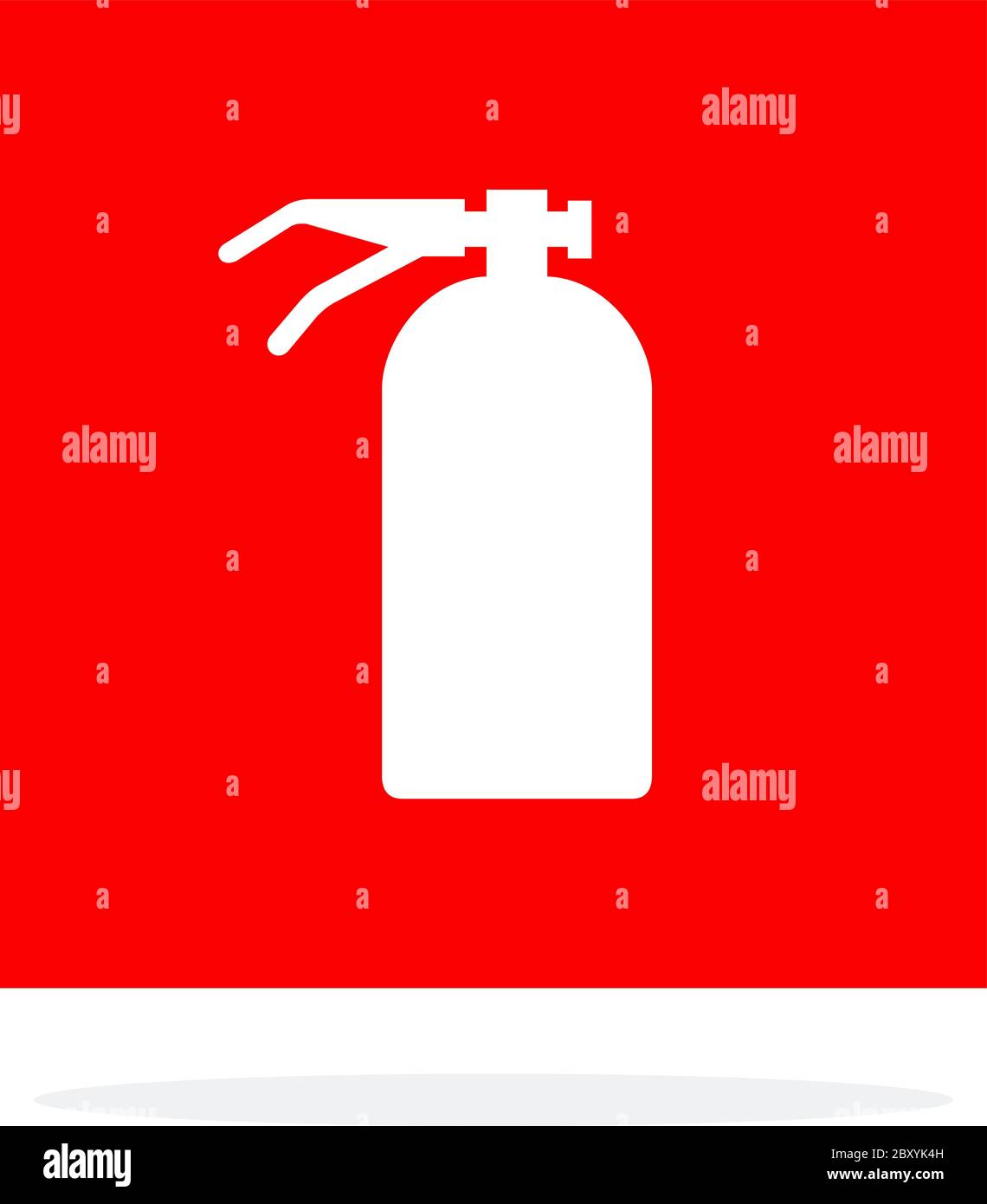 Fire extinguisher sign wall flat isolated Stock Vector Image & Art - Alamy