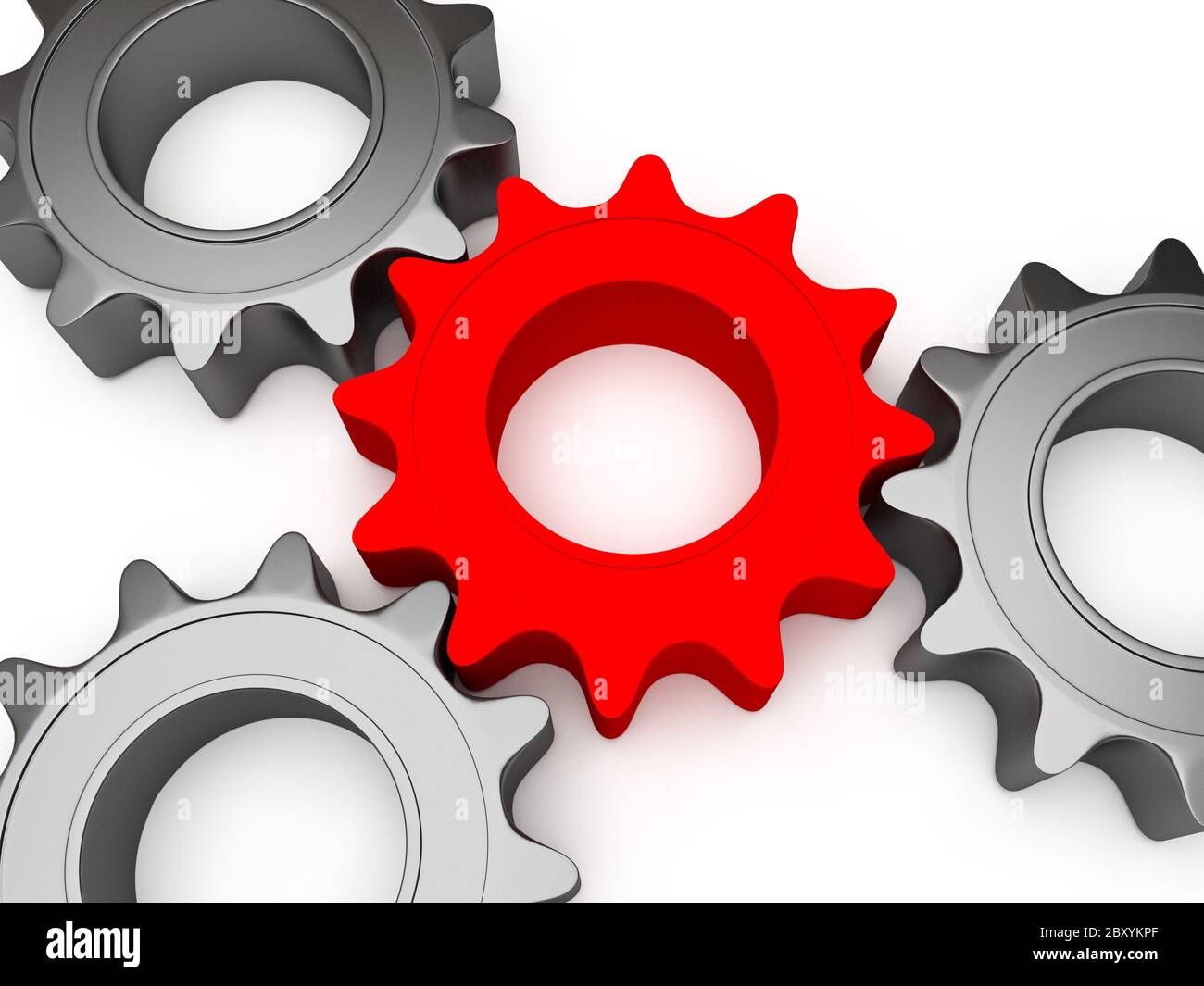 Gears leadership mechanism hi-res stock photography and images - Alamy
