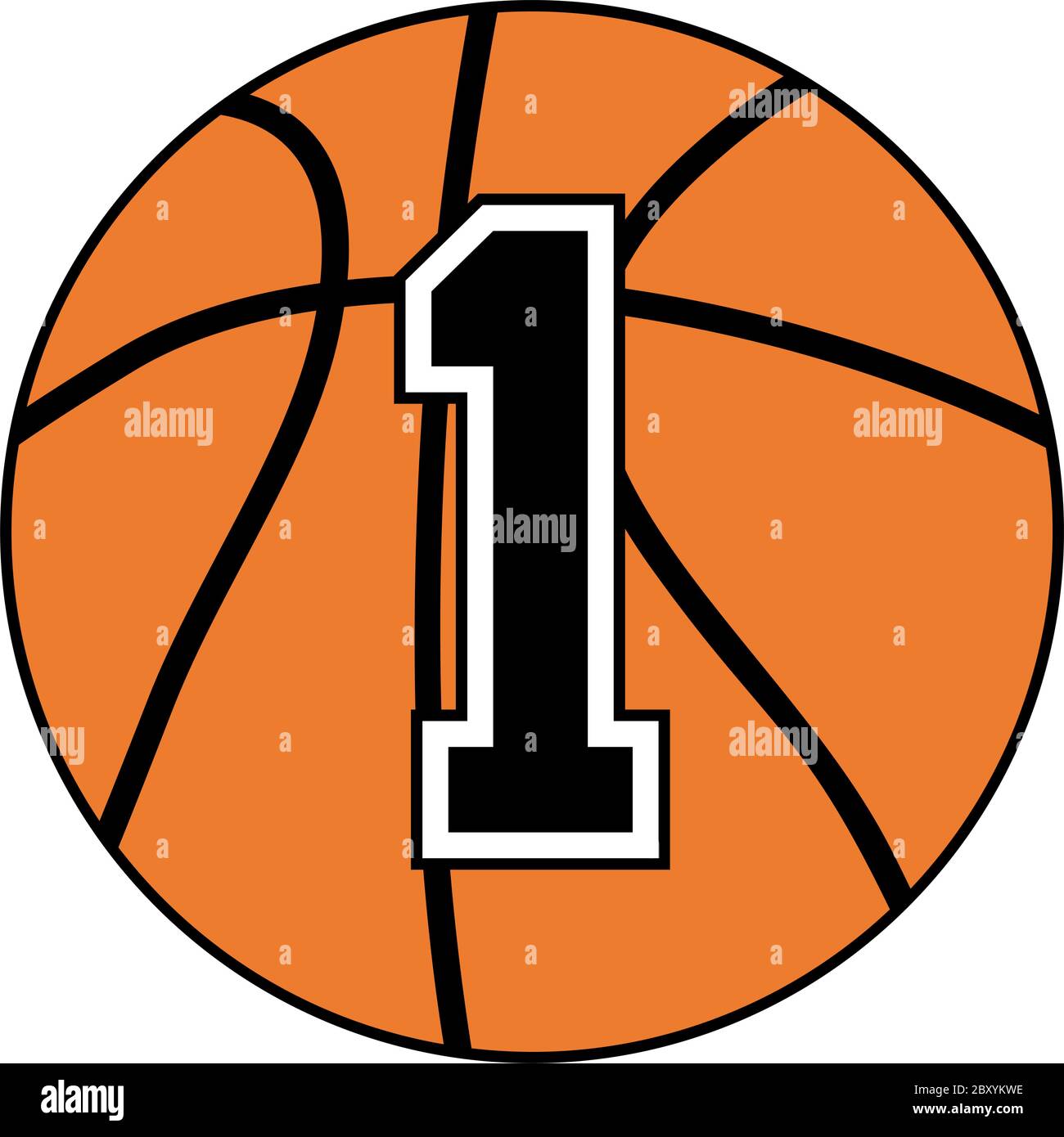 1 basketball team Stock Vector Images - Alamy