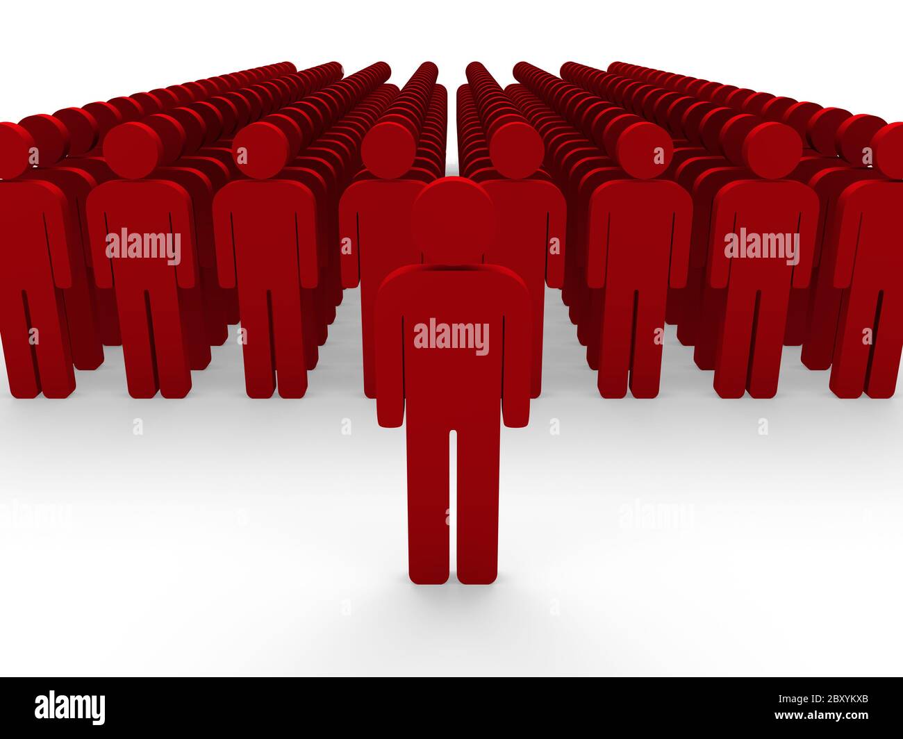 3d red team group Stock Photo - Alamy