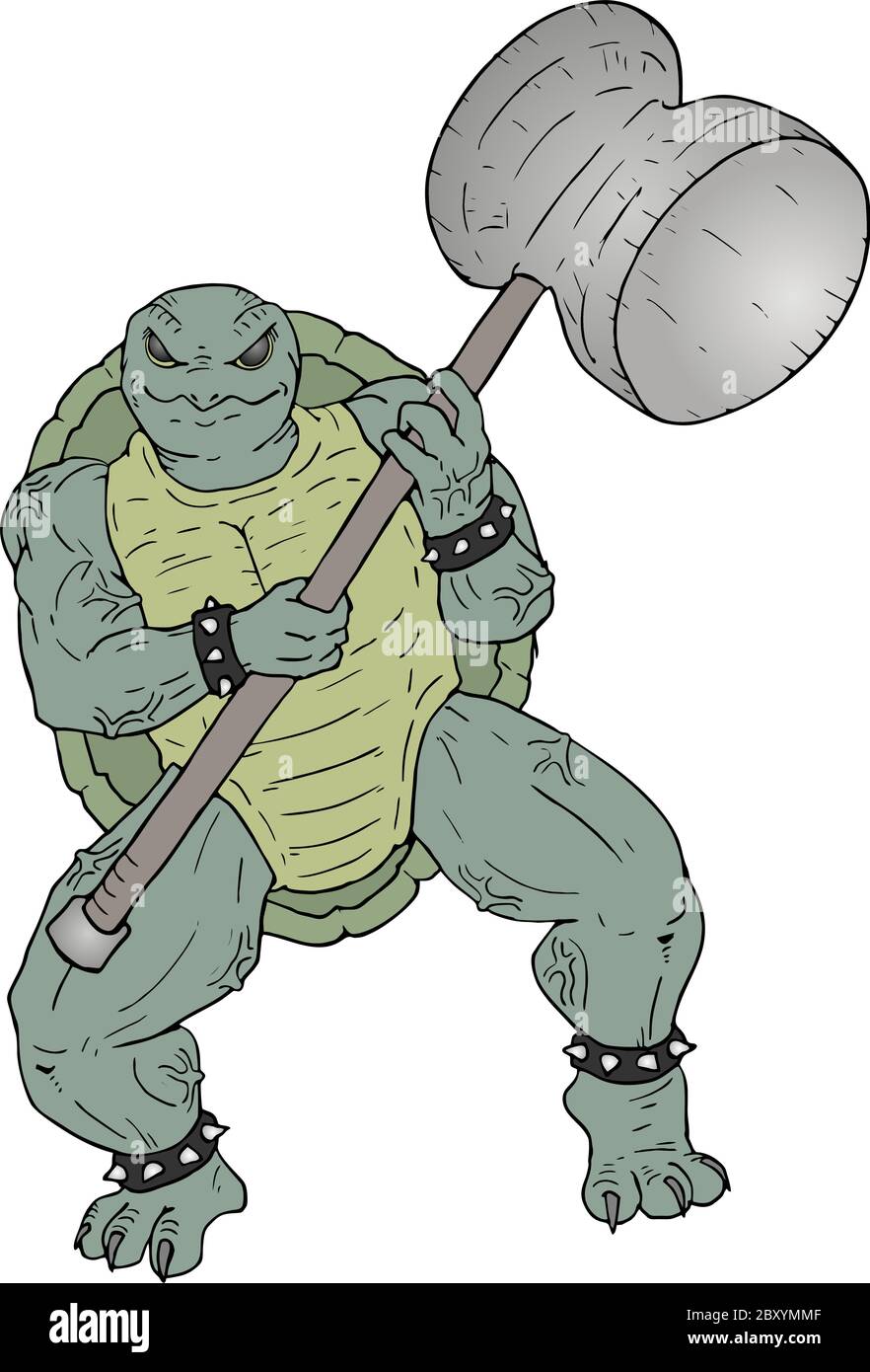 strong mutant illustration Stock Vector Image & Art - Alamy